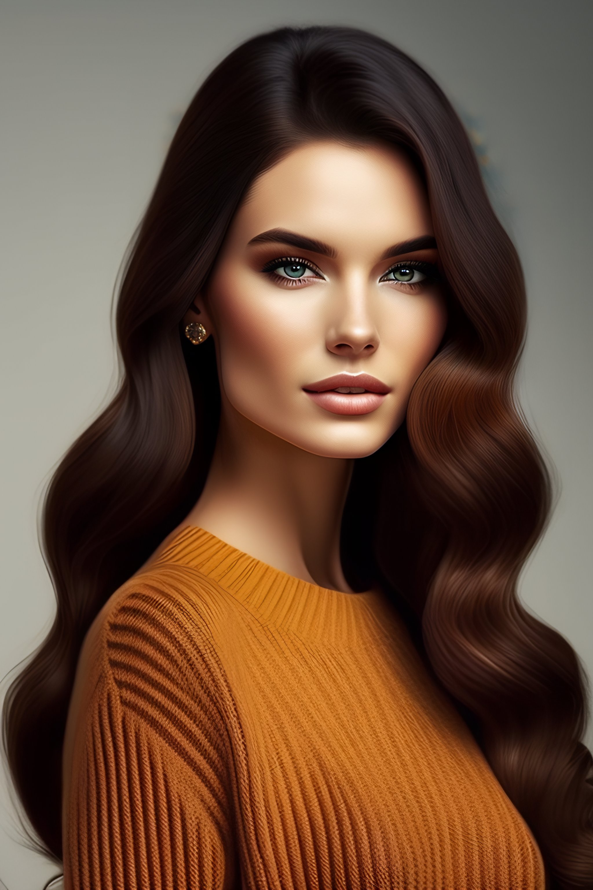 Lexica Create An Image Of A Woman With A Slender Build And Attractive Features She Should