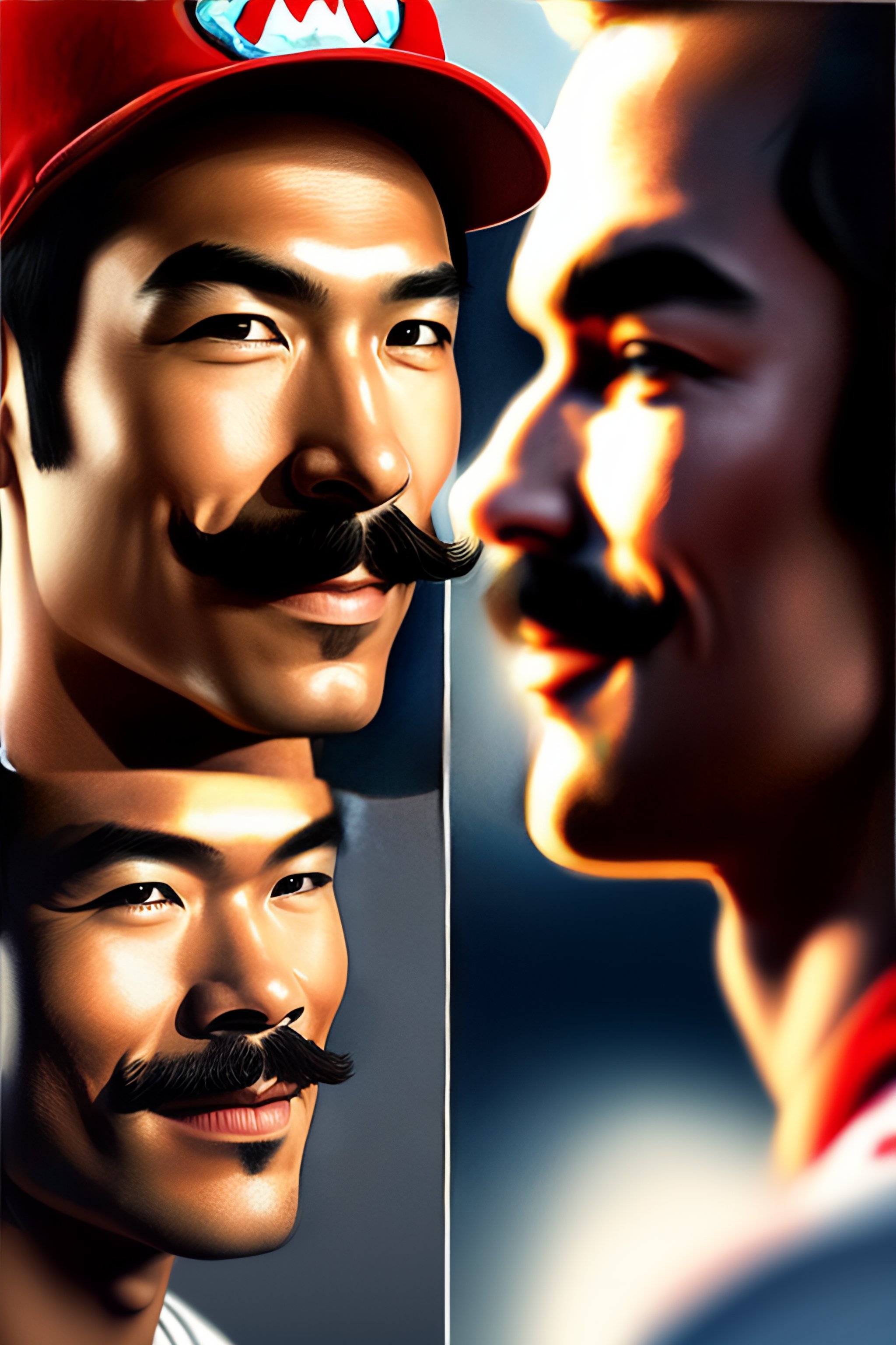 Lexica - A lifelike portrait of Mario, by Tina Nguyen, pexels contest ...