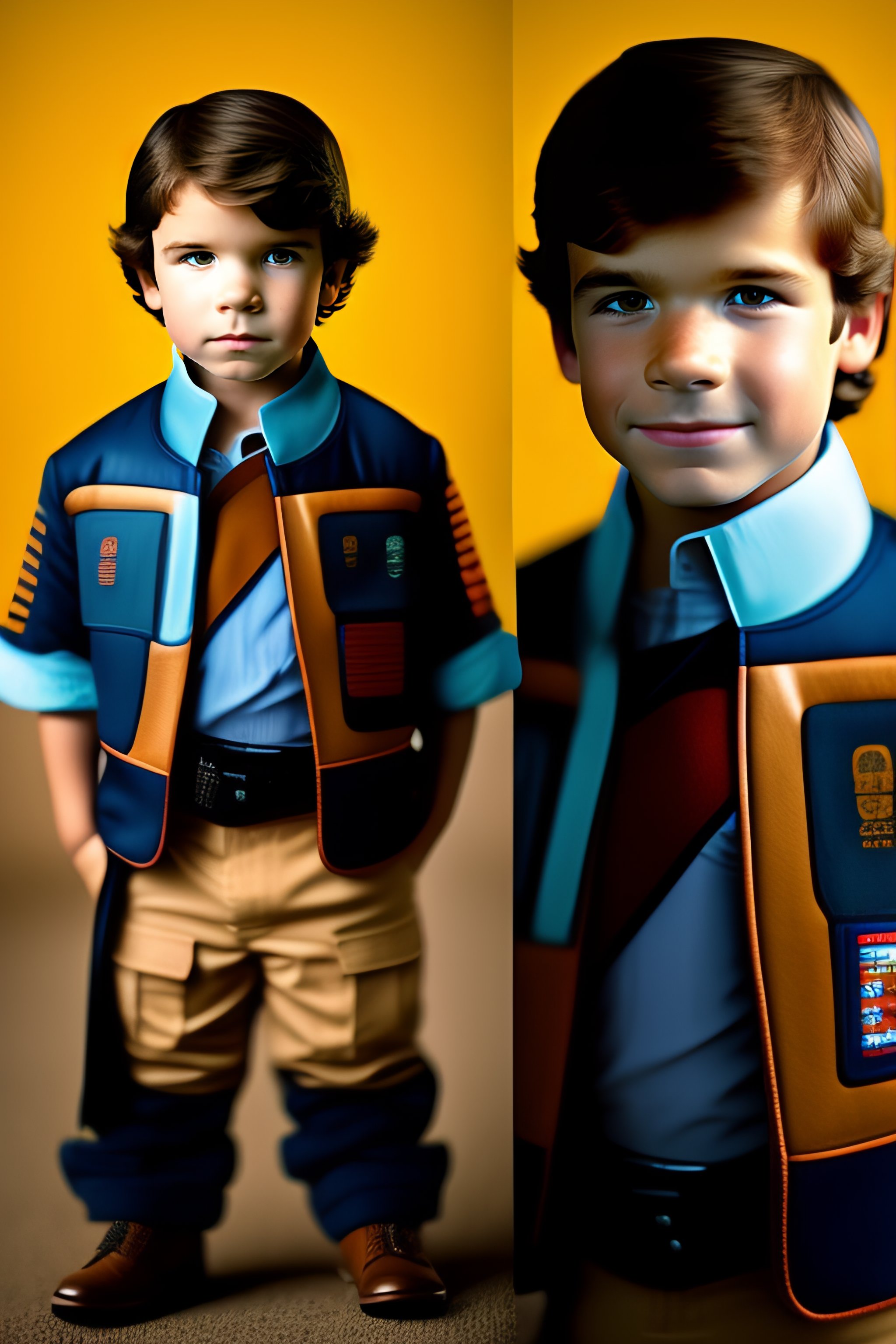 Lexica - 5 years old boy, han solo custome