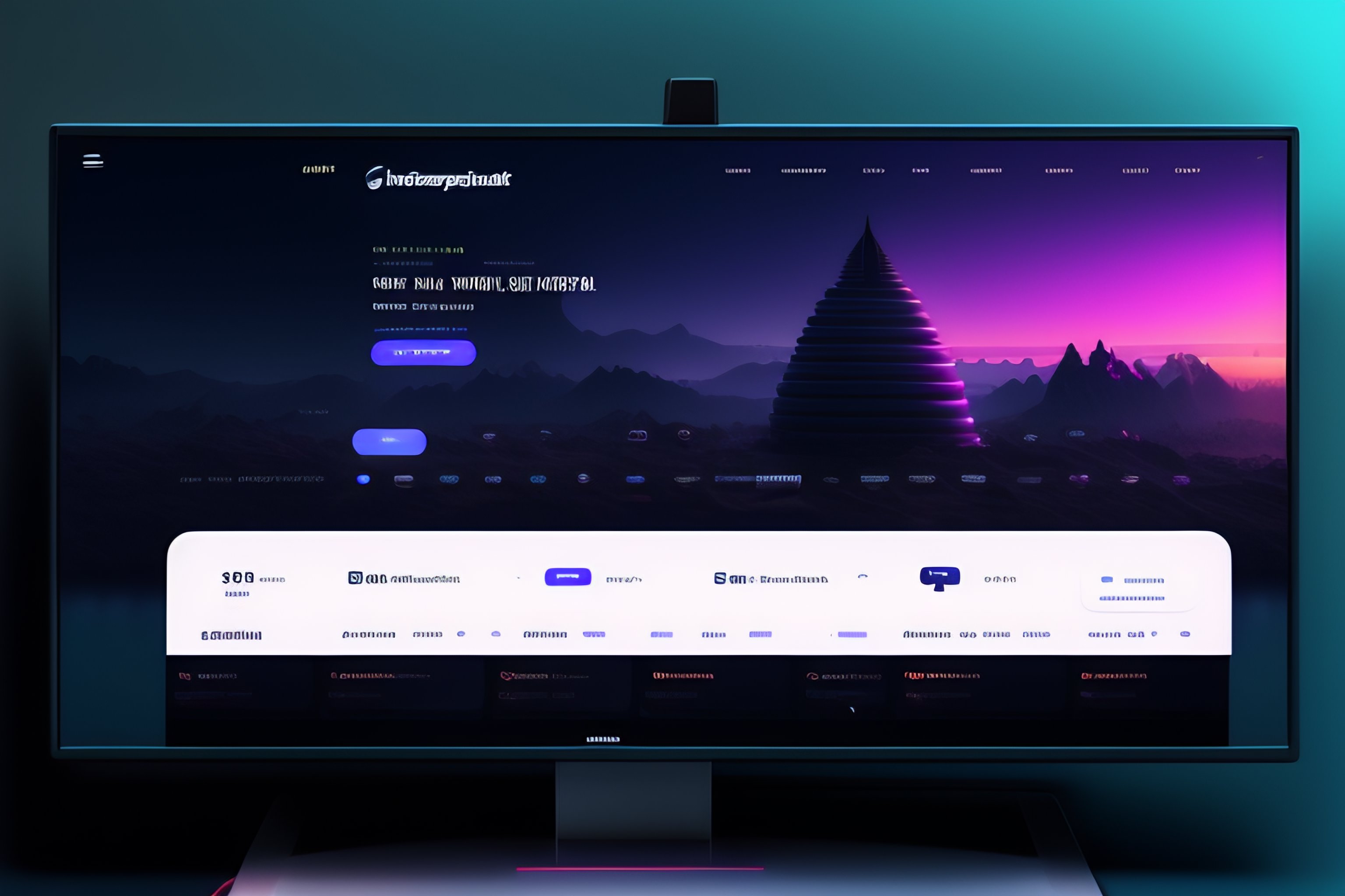 Lexica - Website UI/UX for a video streaming service, twitch like functionality, cybersports ...