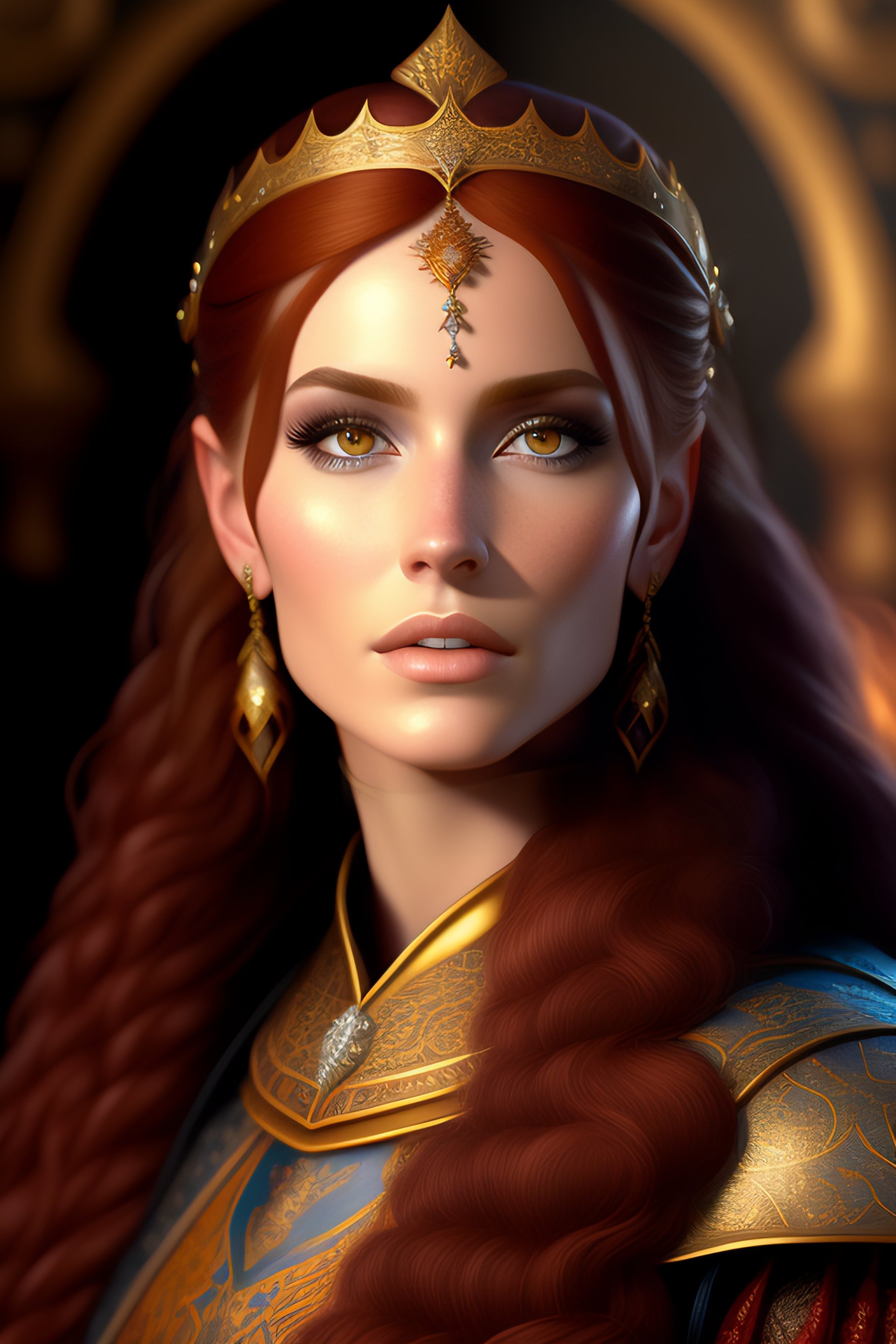Lexica - Highly detailed closeup portrait of a fairytale medieval ...