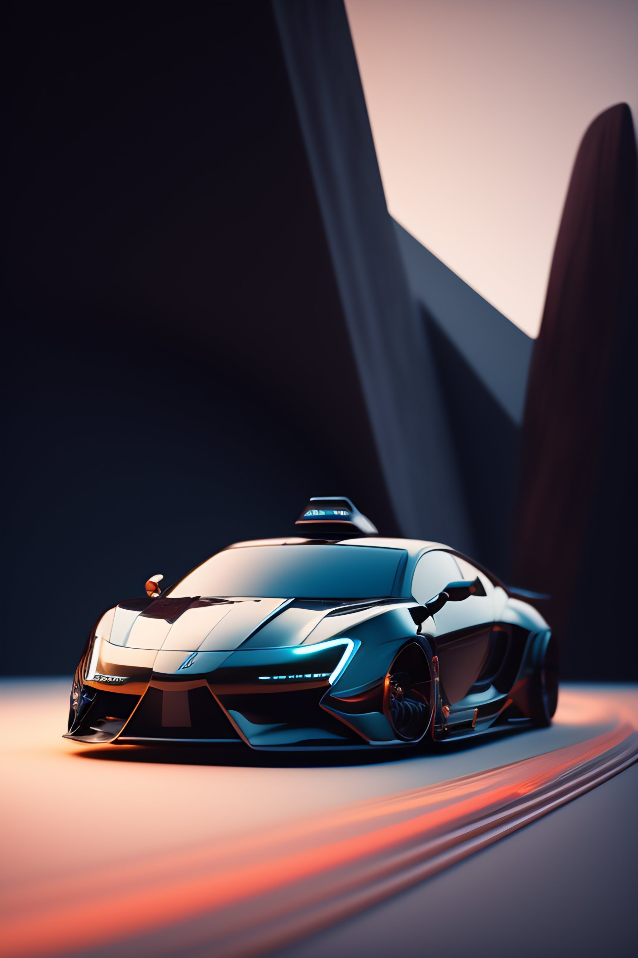 Lexica - Anakin is driving car, an ambient occlusion render by gatoken ...
