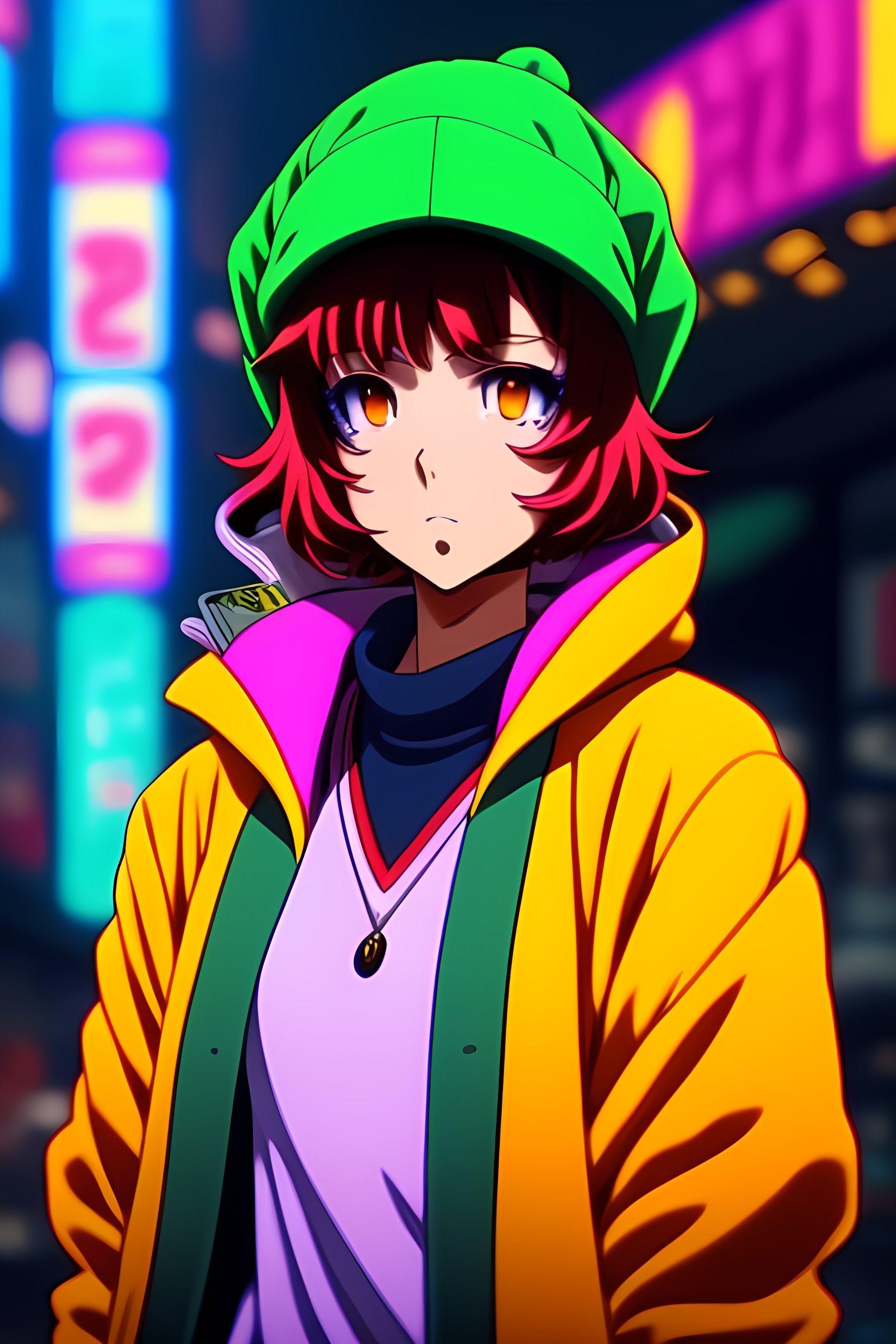 Lexica - Vintage anime screenshot from Akira, 90’s anime. Vibrant ...