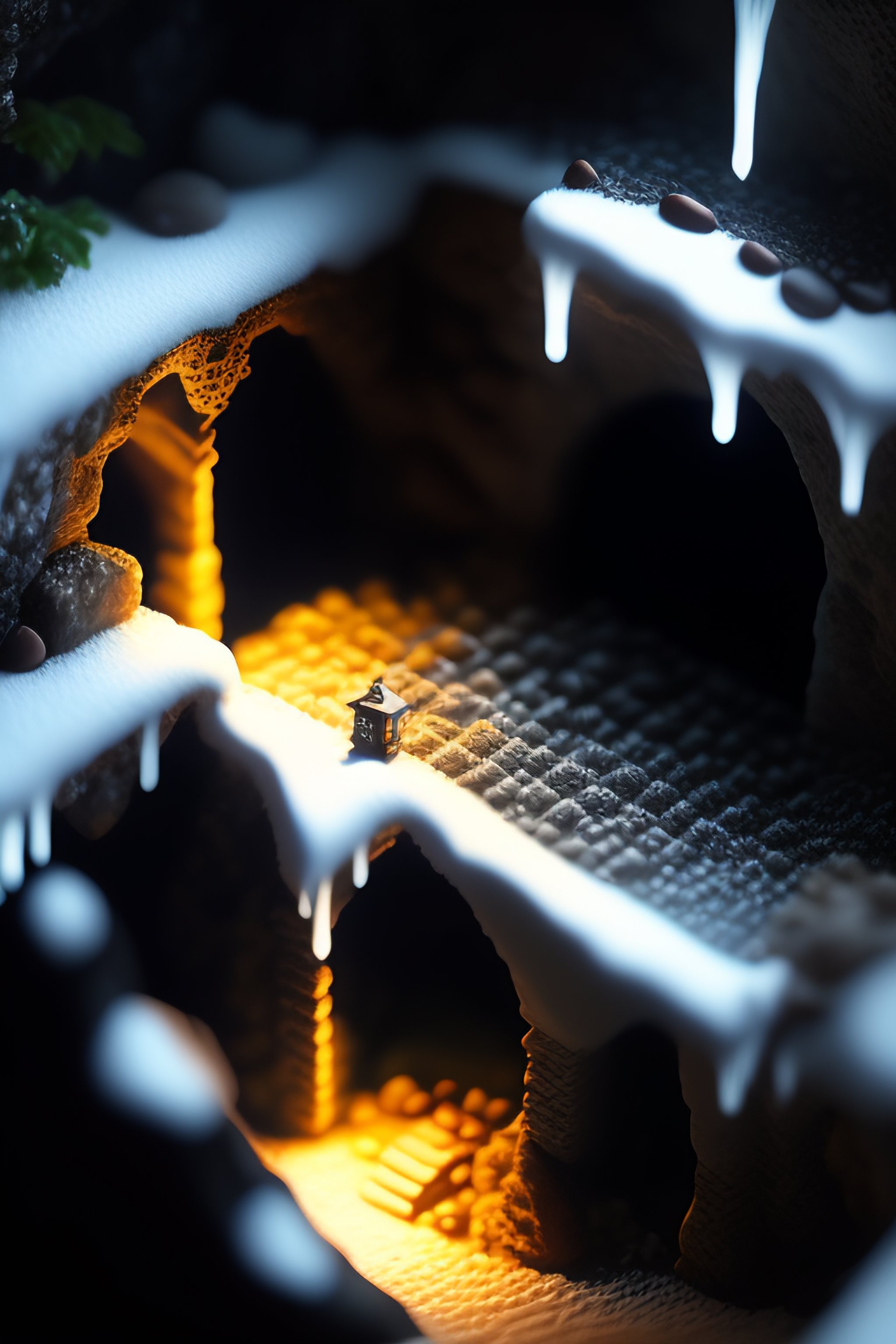 Lexica - Dark pixelated dungeon with sunlight, cobwebs , spooky, white ...