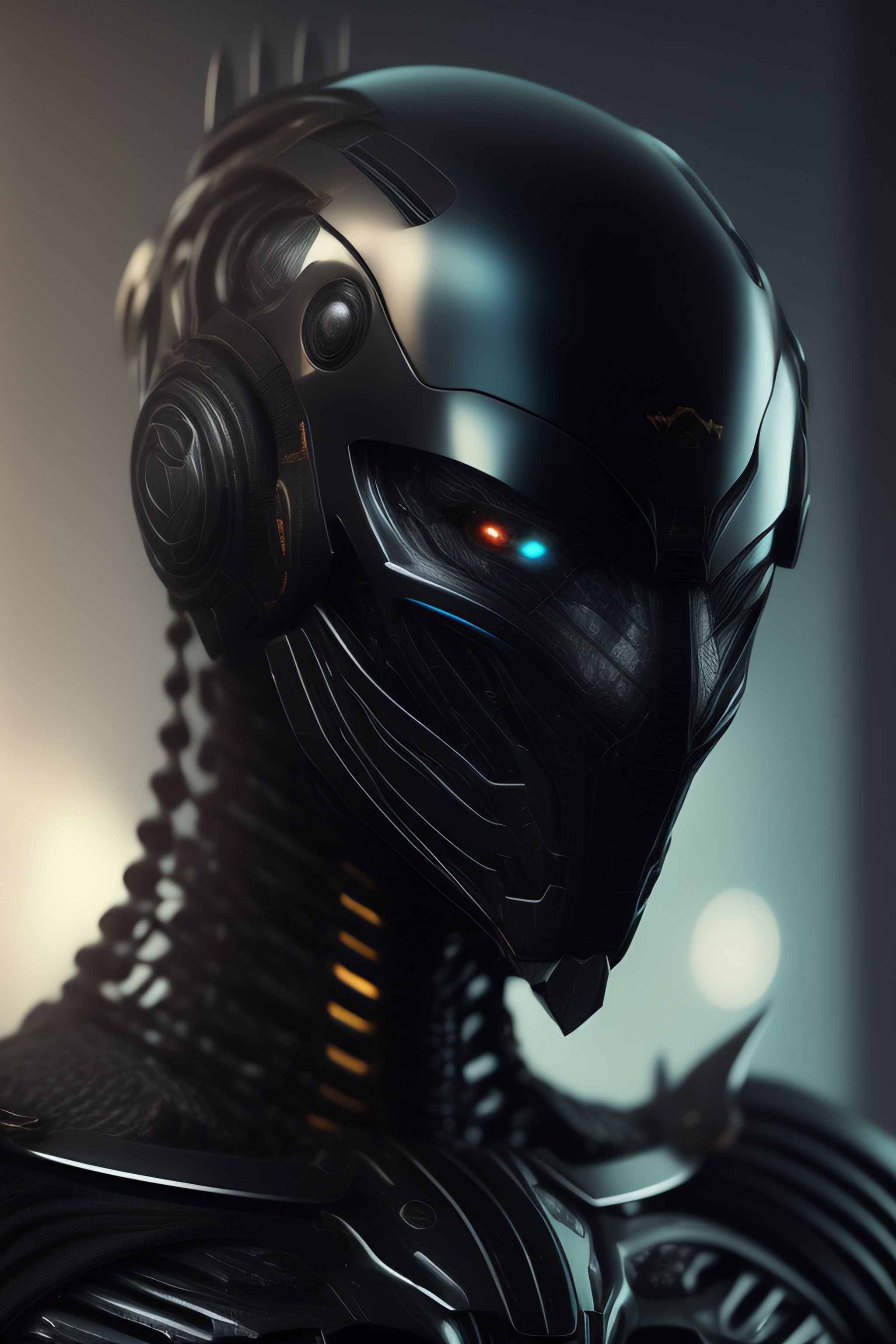 Lexica - Humanoid with 4 arms, grey skin, black eyes, insect like ...