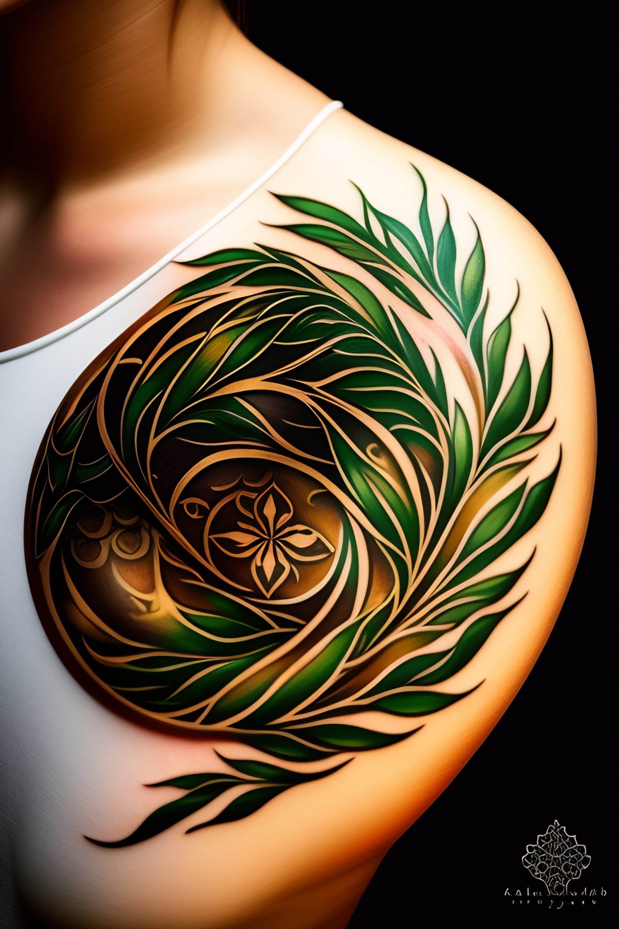 Circle Design Tattoo