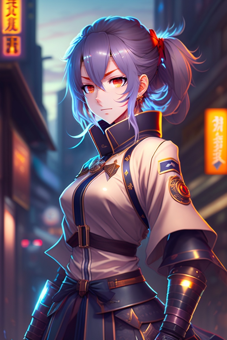 Lexica - Arataki Itto from Genshin Impact, in modern clothes, with a ...