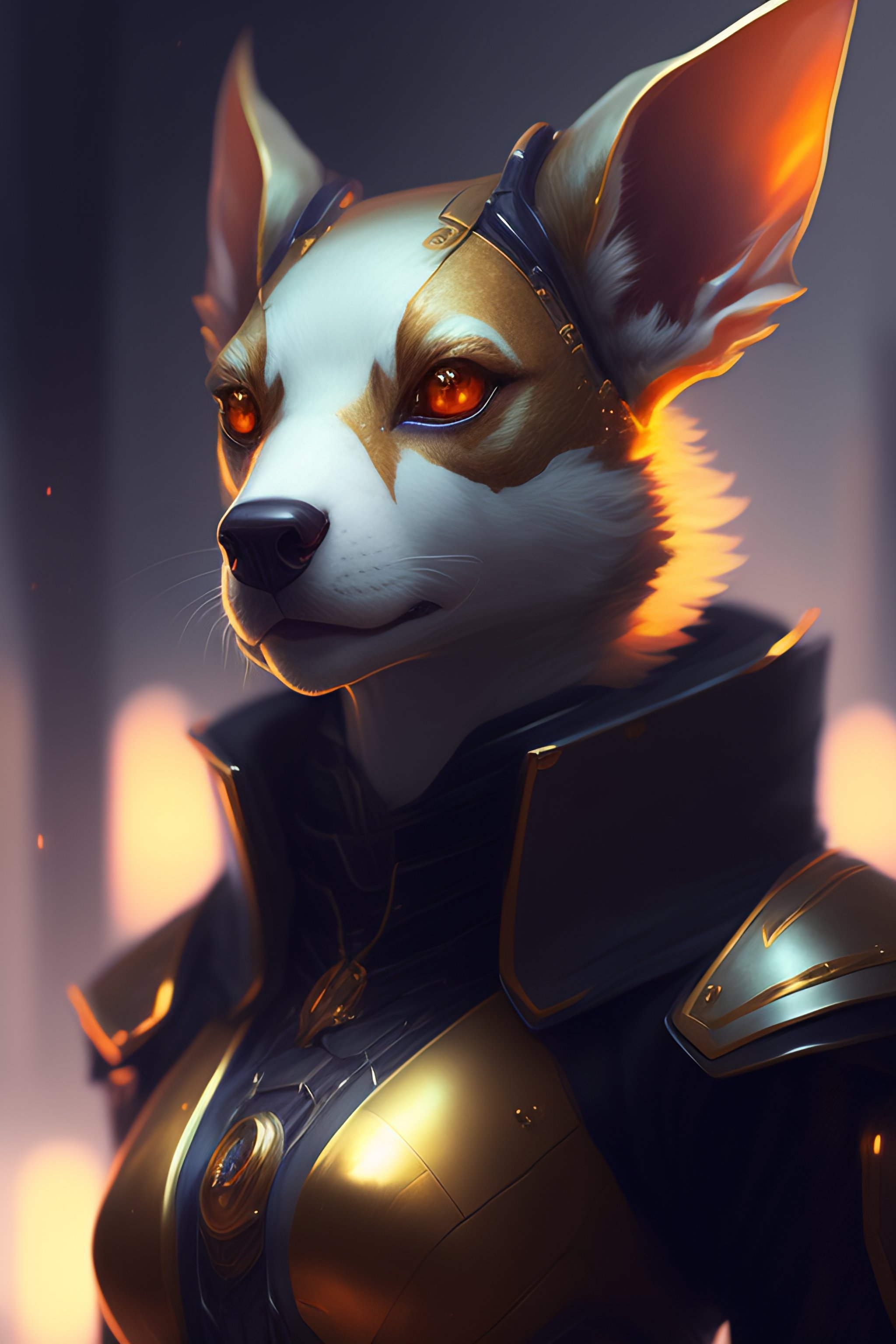 Lexica - A portrait of a robot Kobold by Greg Rutkowski, digital art ...