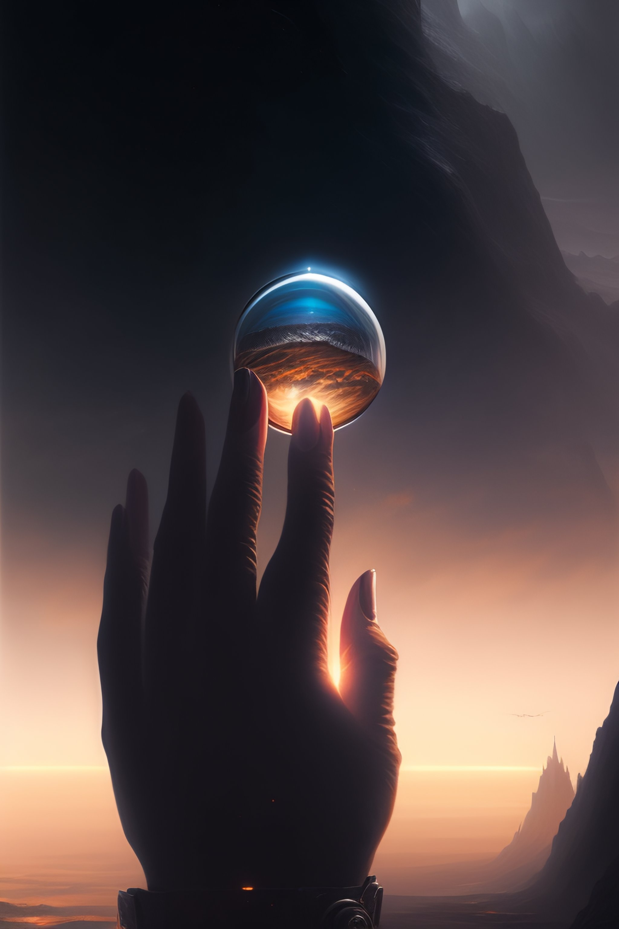 Lexica - A hand holding the world, Hyper detailed, intricate, realistic ...