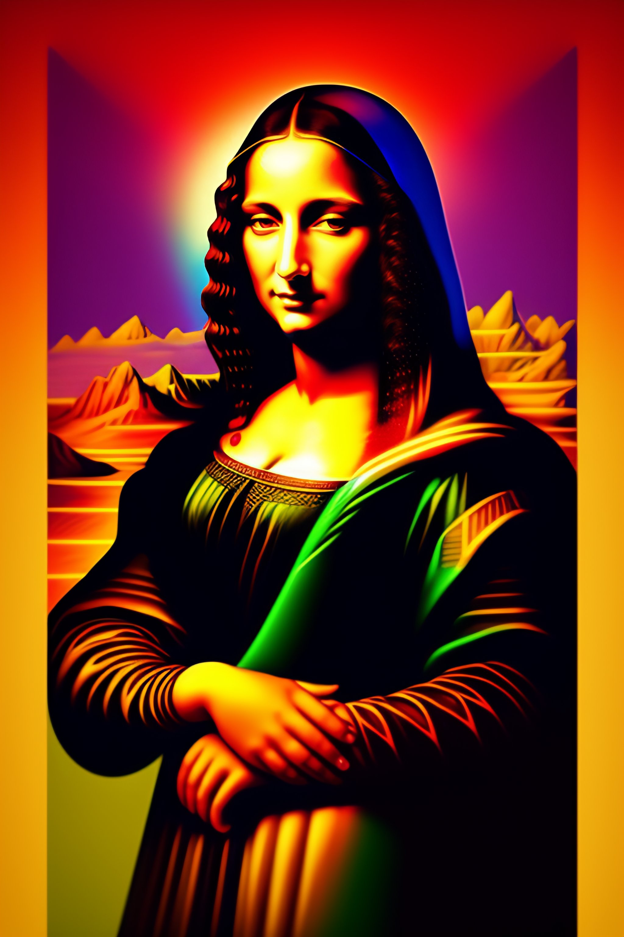 Lexica - Pop art, mona lisa, pop surrealism, behance hd, dc comics ...