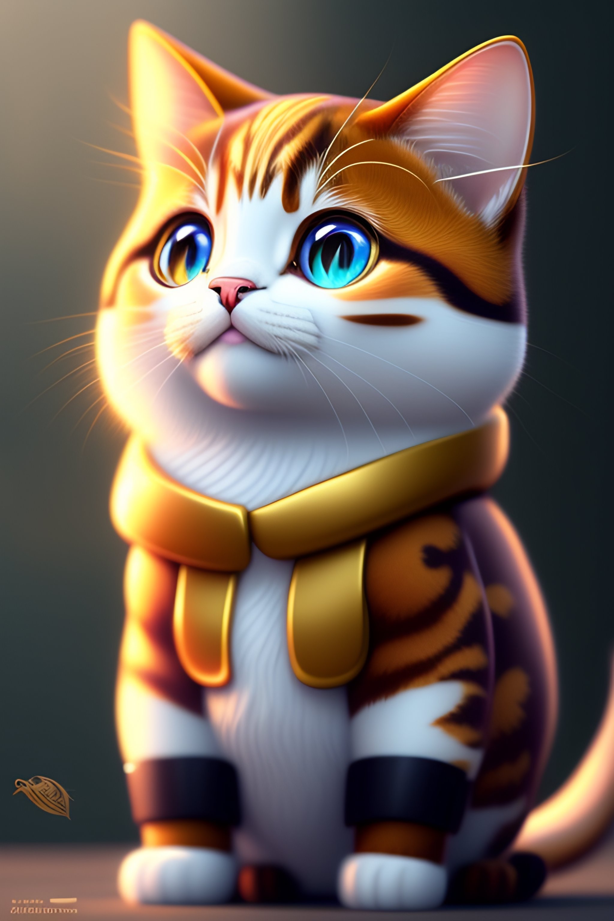 Lexica - Cute and cute cartoon cat, fantasy, dreamy, surrealism, super ...