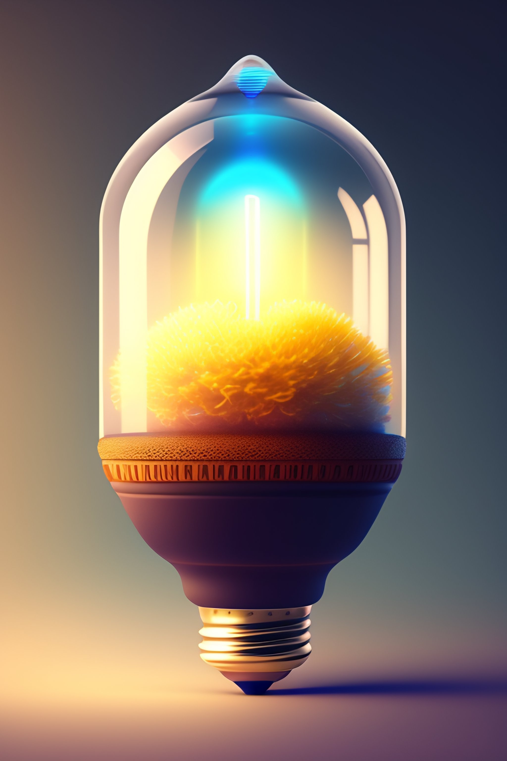 Lexica - Smart and creative bulb , fantasy, dreamlike, surrealism ...