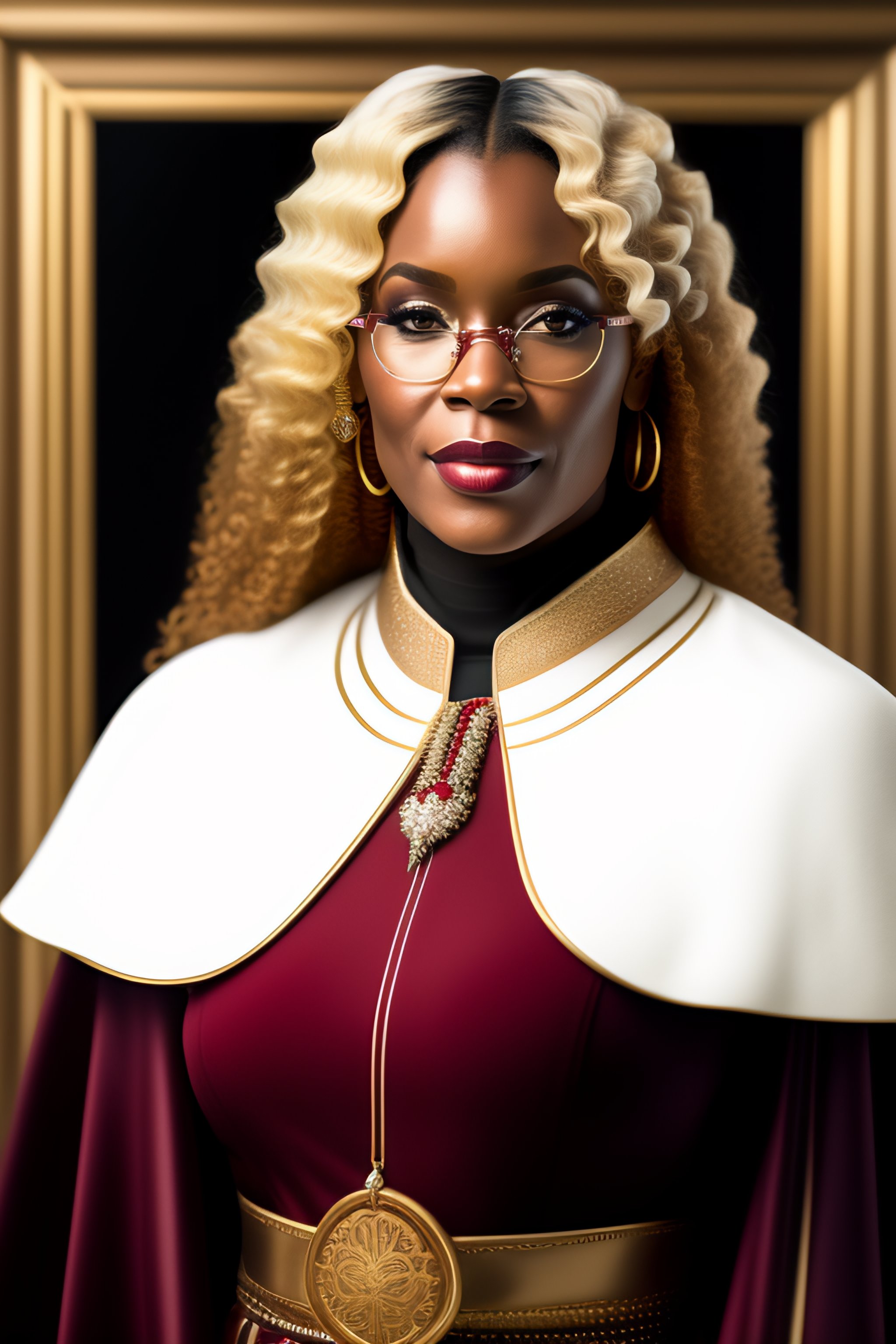 Lexica - A portrait photo of a metis black woman with brown eyes, curly ...