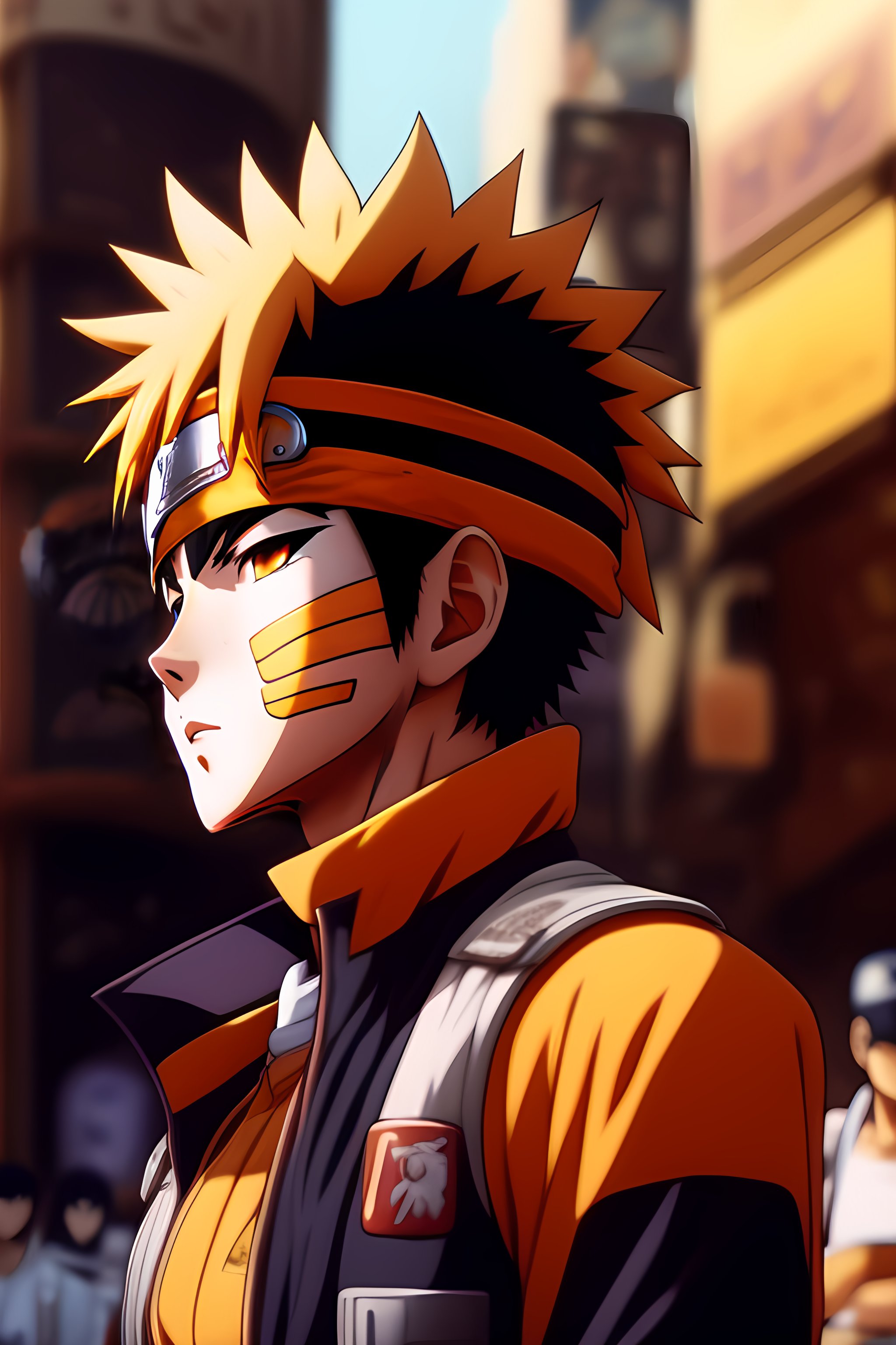 Lexica - Anime character Naruto visit Cairo in the mid-eighties