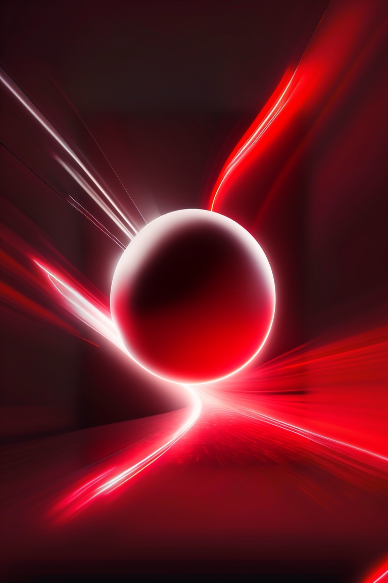 Lexica - A dodgeball, black smoky background, neon art, neon patterns ...