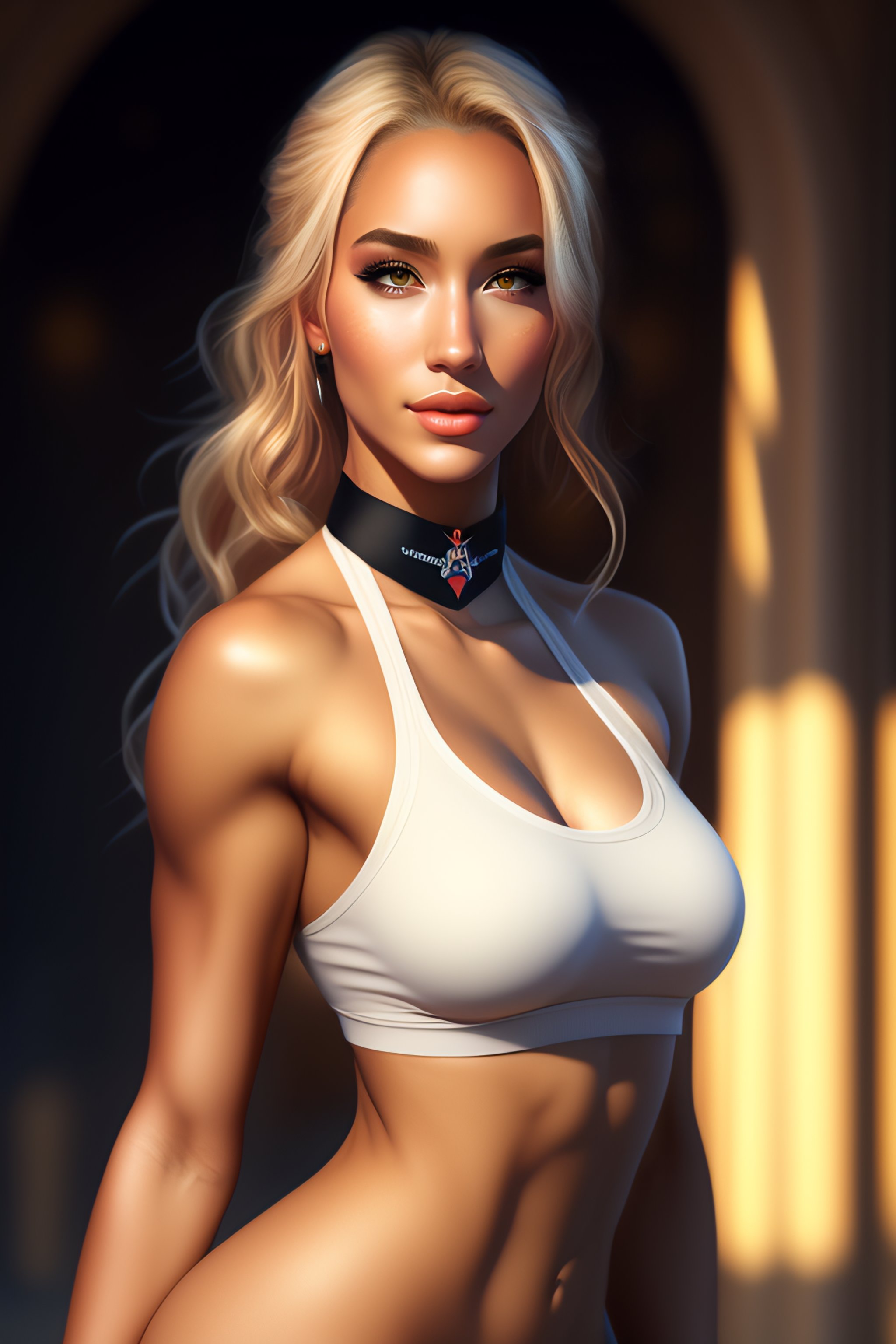 Lexica A Masterpiece Ultrarealistic Ultradetailed Full Body View Of Sexy Anime Girl That Looks