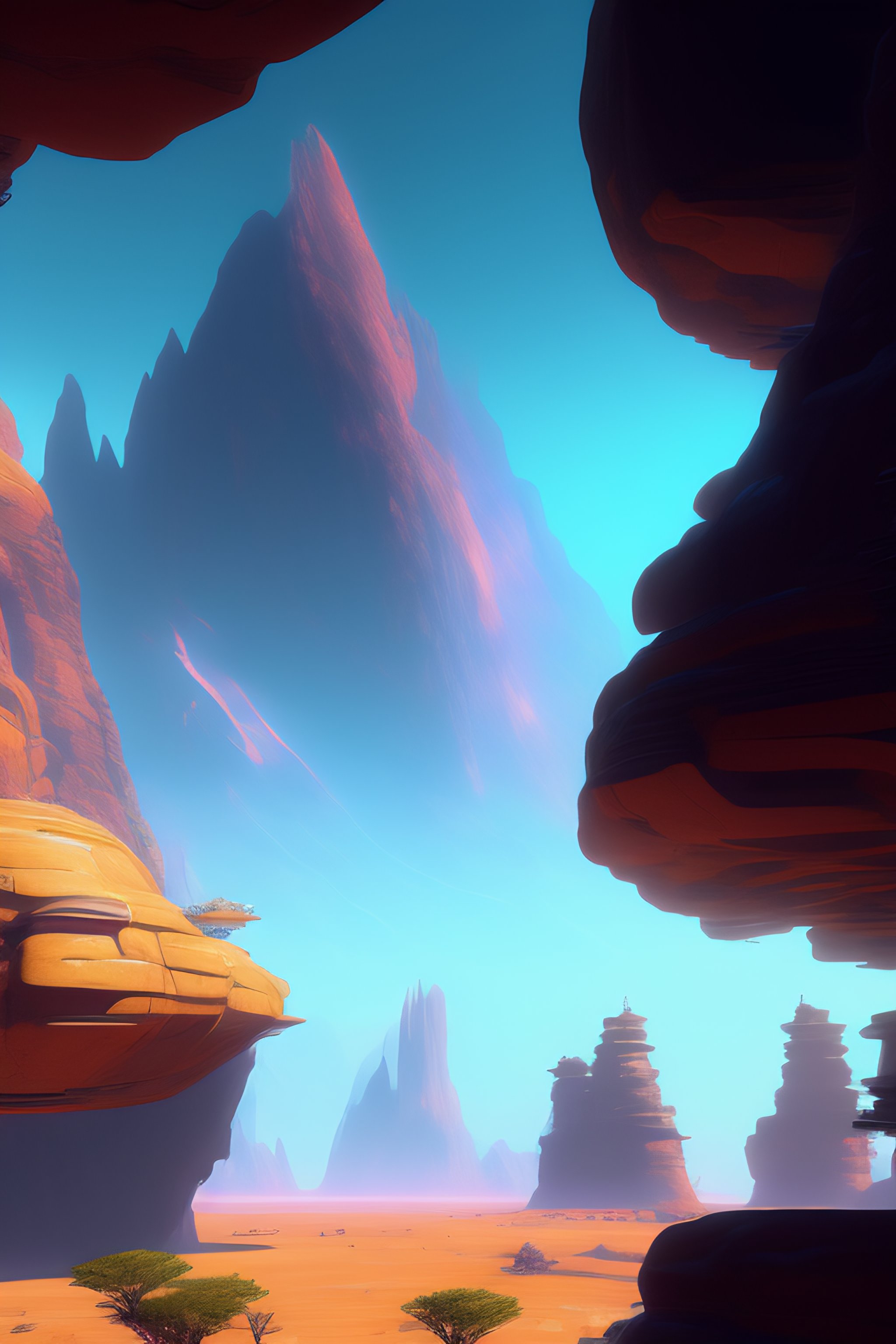 Lexica - Abstract fifth element style, dark spacescape, futuristic ...
