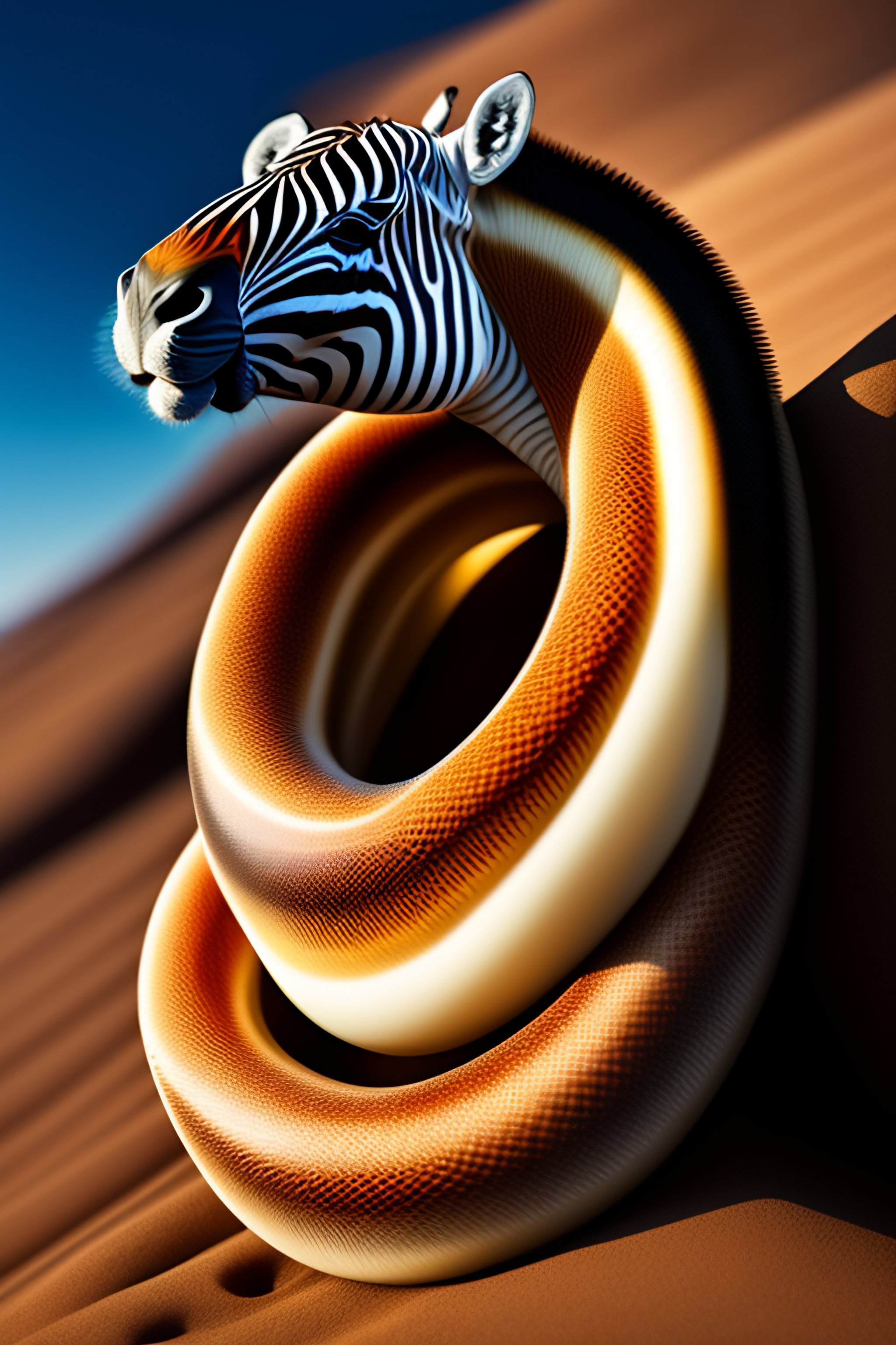 Lexica - Zebra body, worm tail, and snake tongue