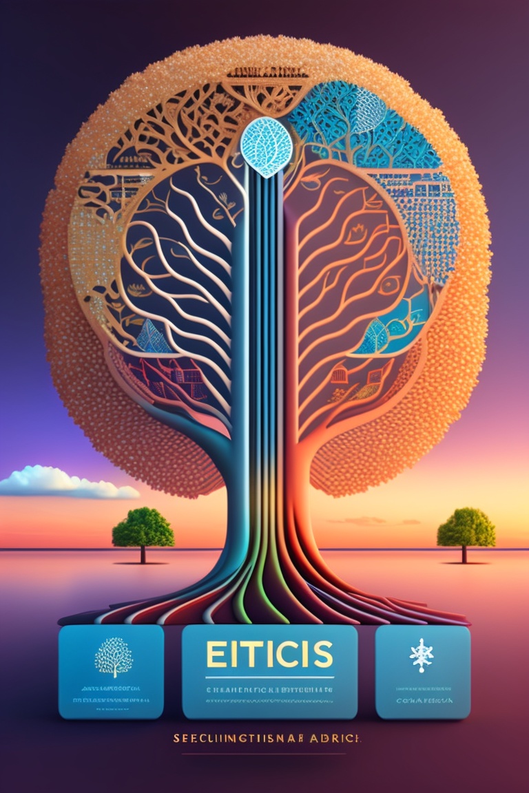 Lexica - Imagine an image that represents proper ethics literacy in AI ...