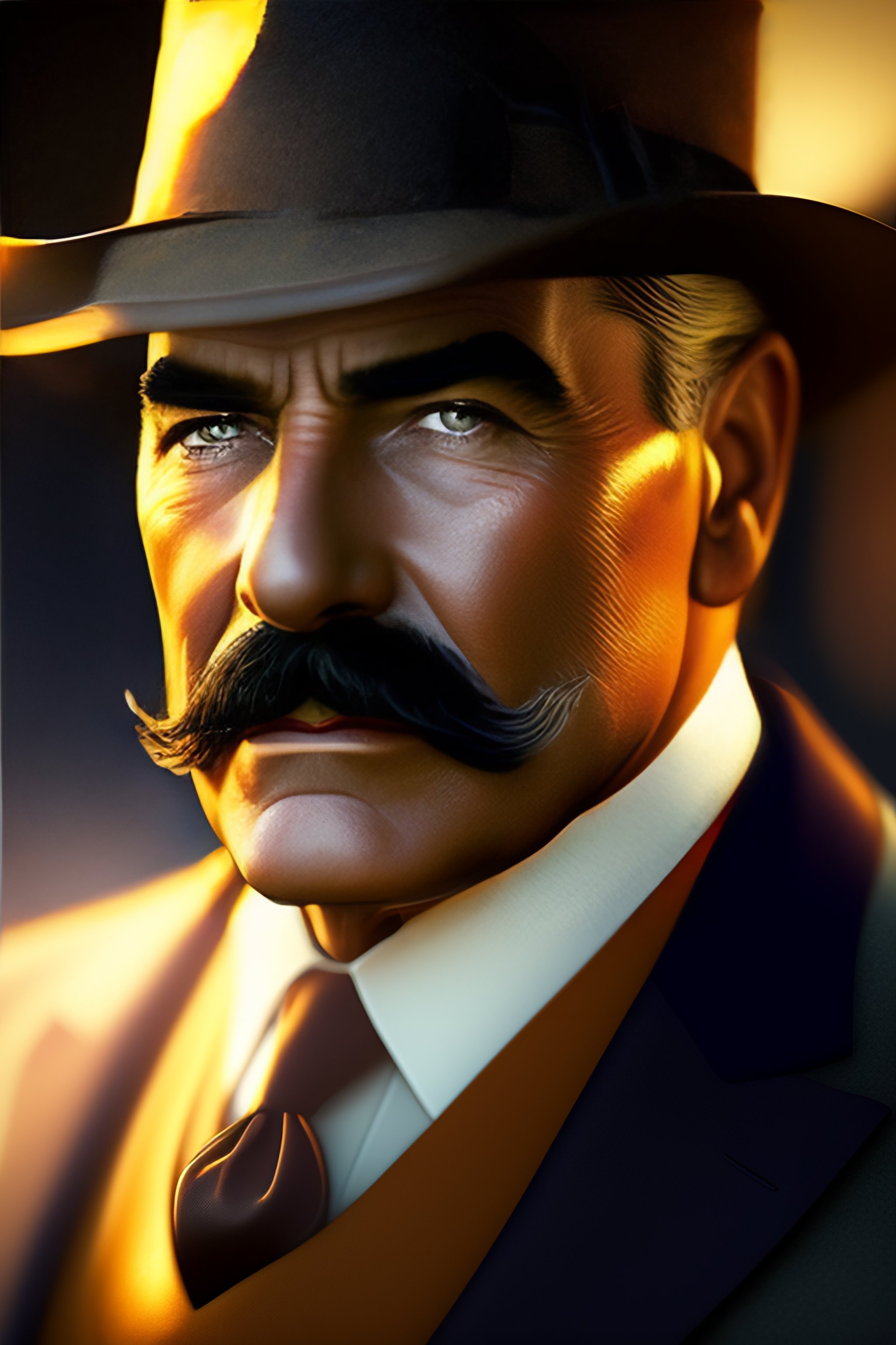 Lexica - Hercule Poirot by Agatha Christie. Using 8K high definition ...