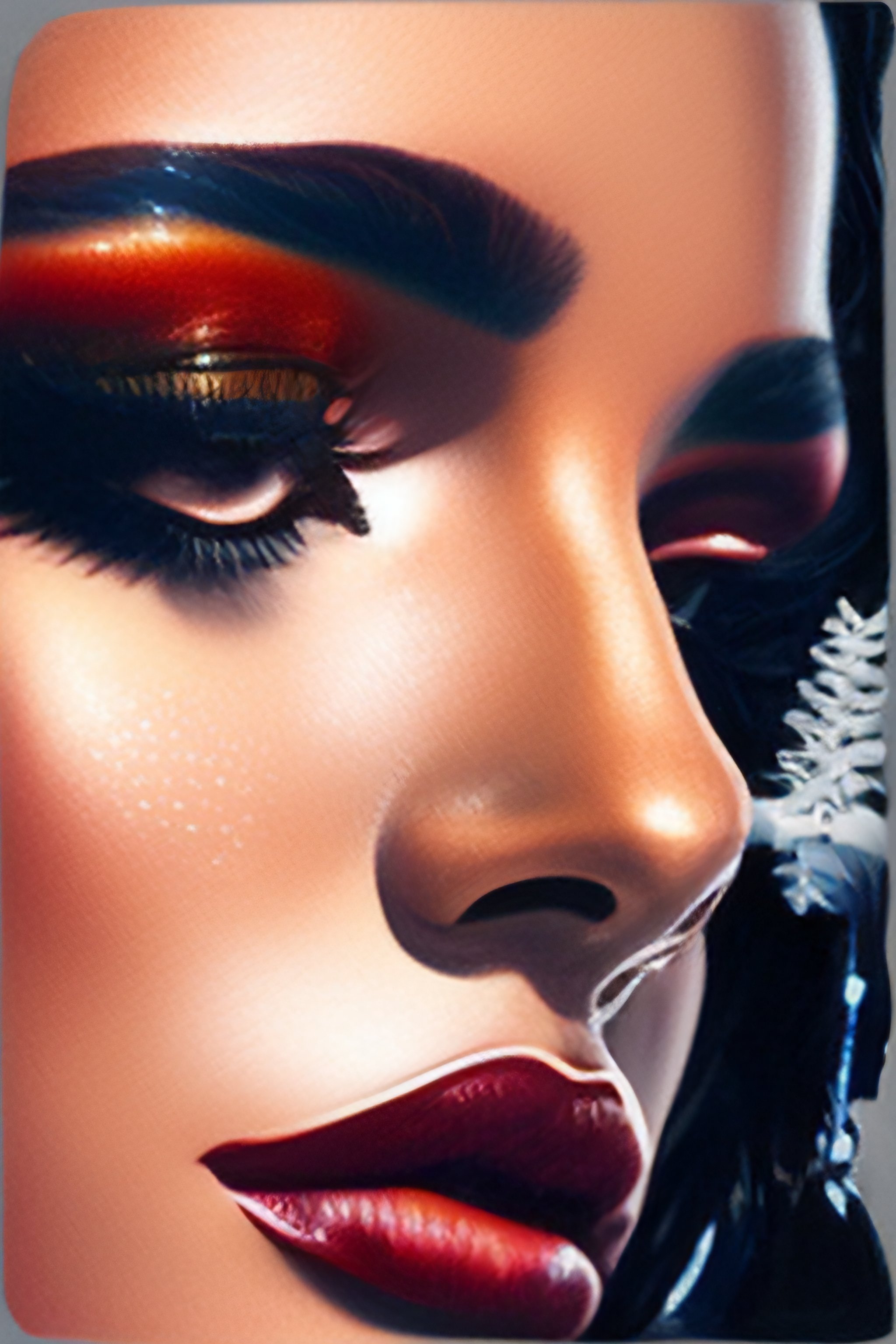 Lexica - Snowflakes on eyelashes