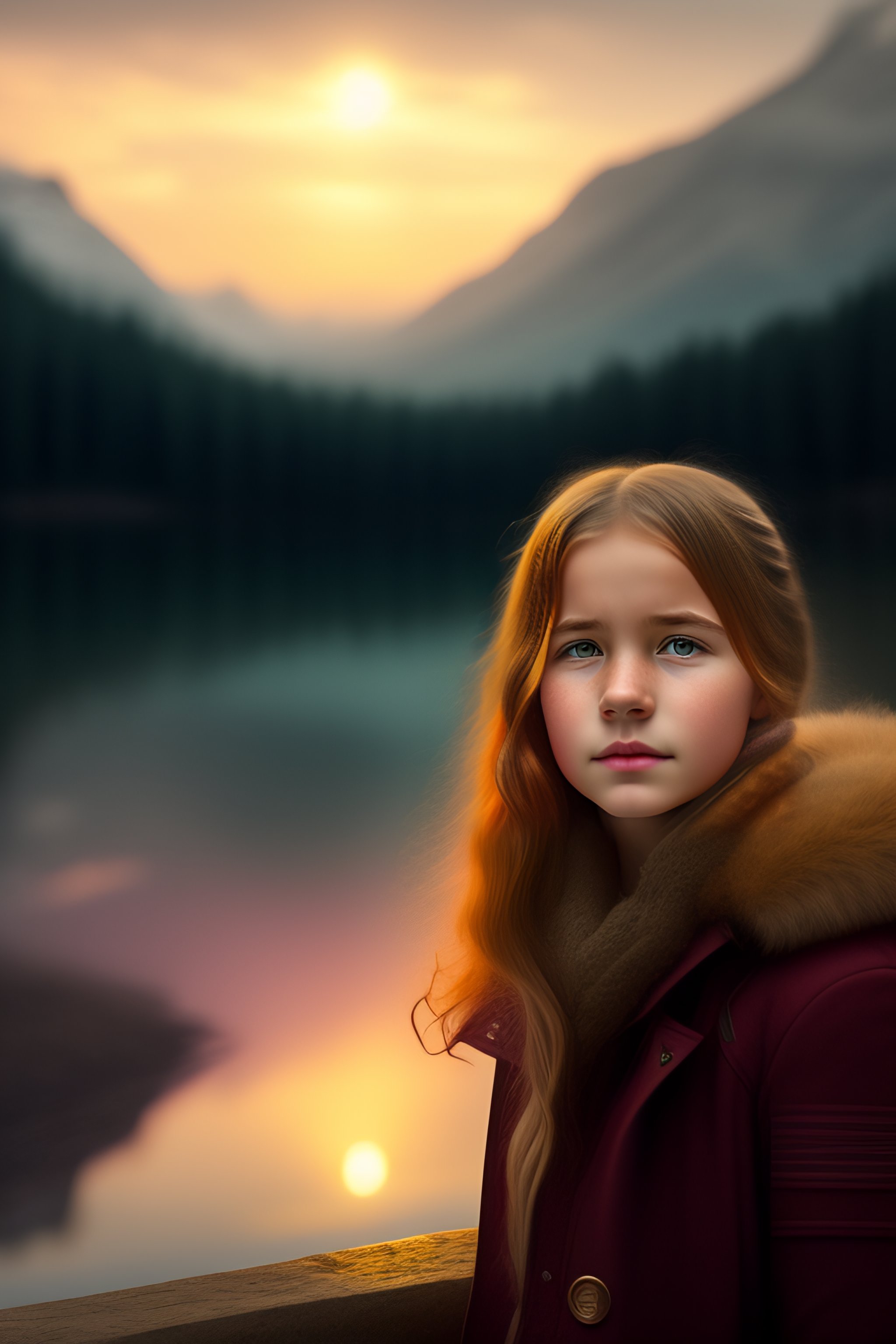 Lexica - A young lady with the imagination of heartache of unreturned ...