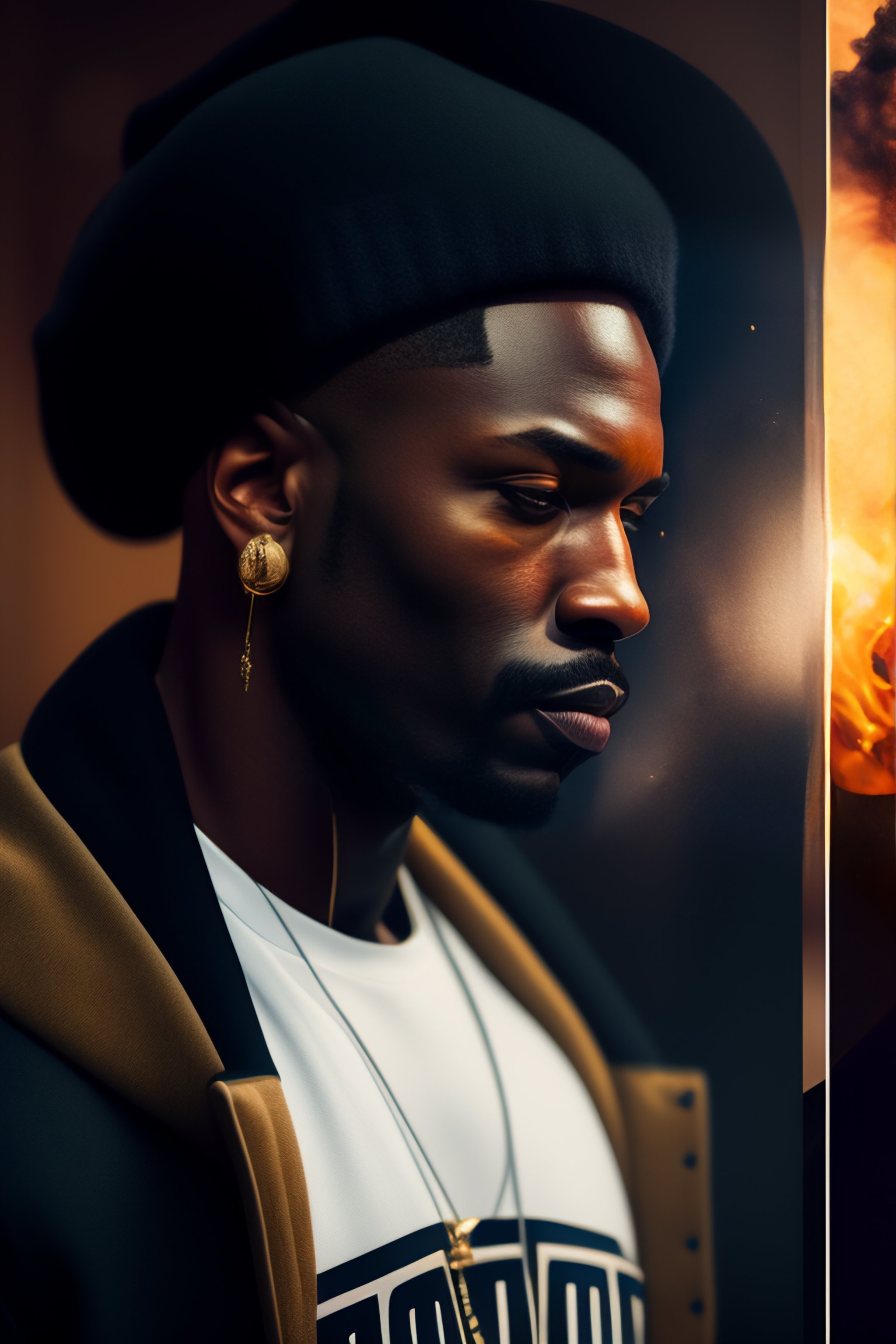 Lexica - Photo, hip hop icons having a rap battle, old school style ...