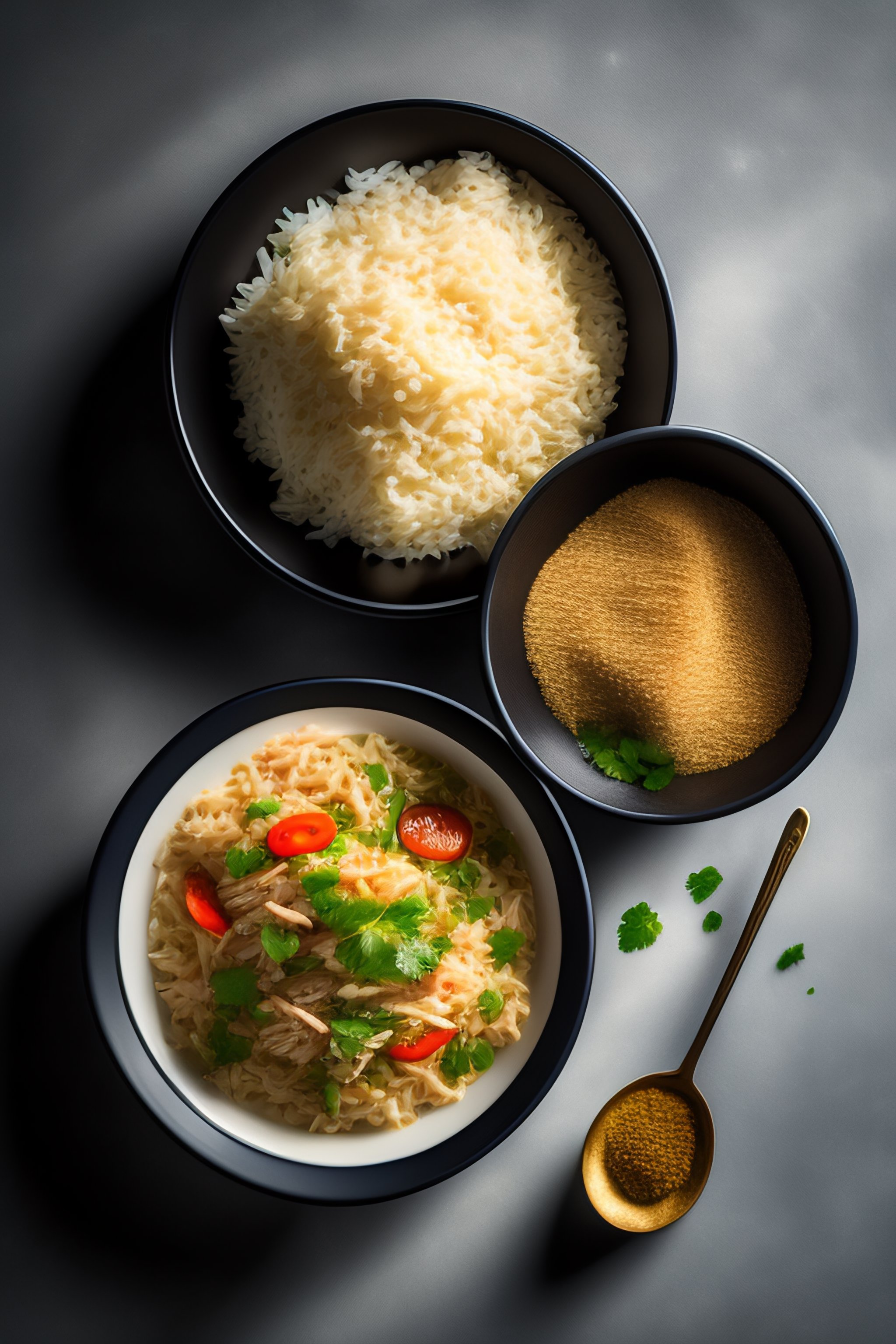 Lexica - Amazing photo, rice and chicken, Food photography, f8, 50mm ...