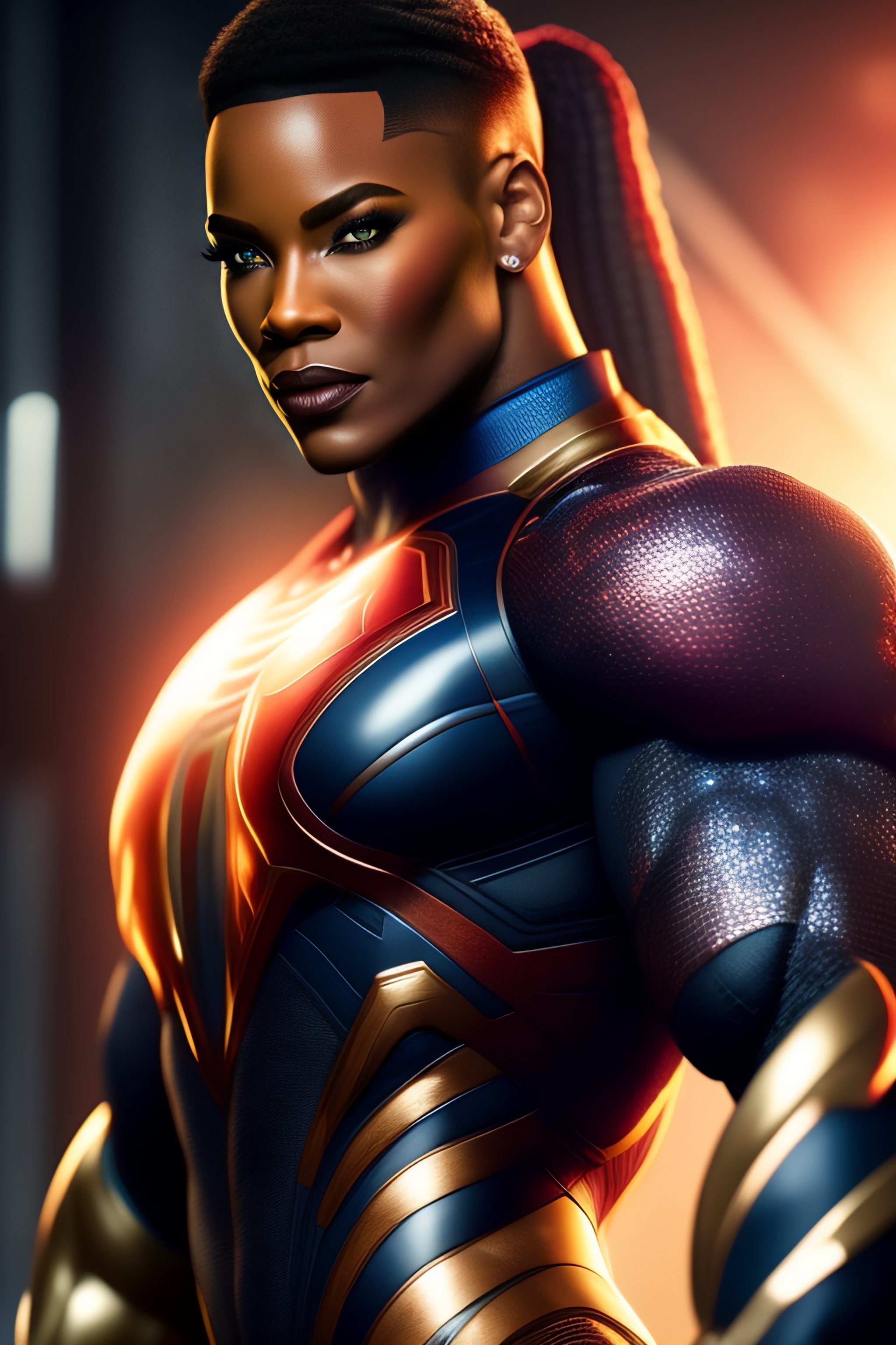 Lexica - Cyborg LJA DC comics, highly detailed, complete body ...