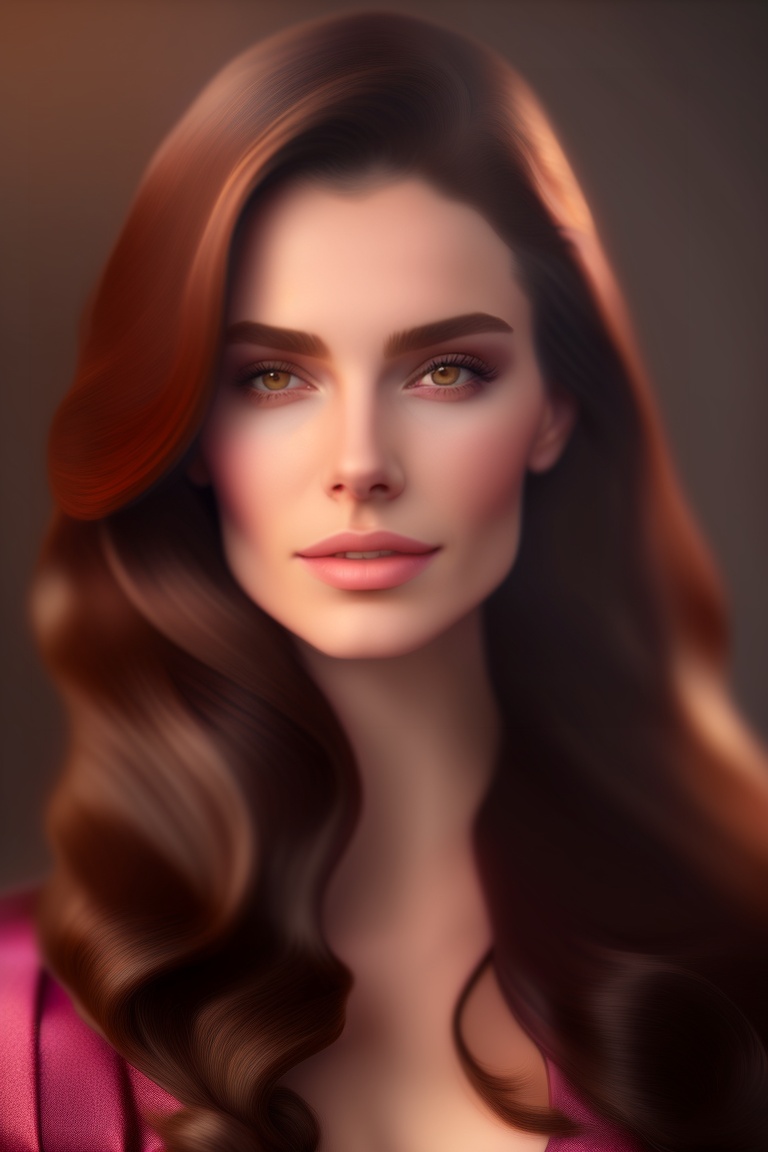 Lexica - A captivatingly beautiful Caucasian woman with long, silky ...