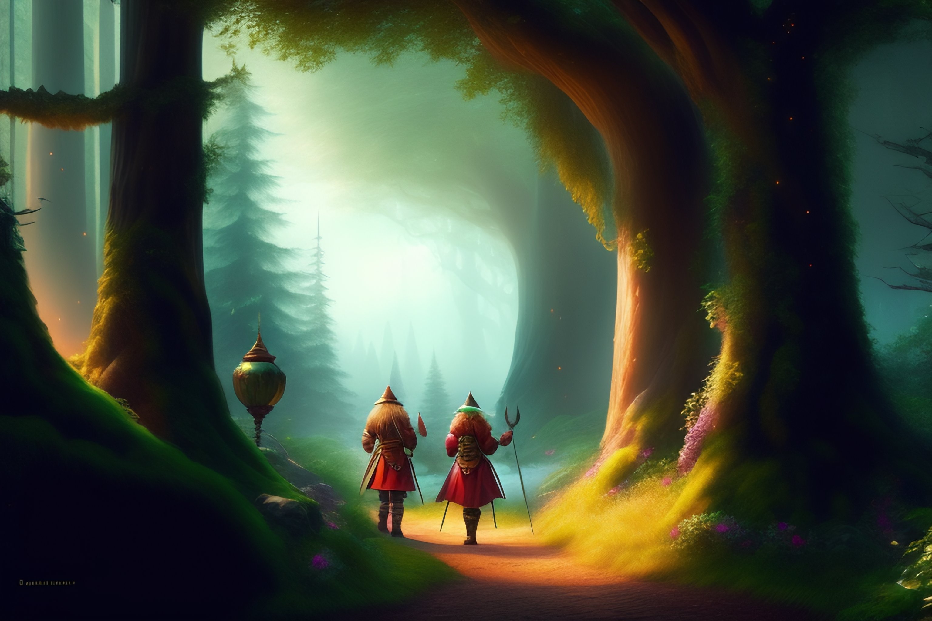 Lexica - Fantasy, enchanted forest, elves, gnomes, orcs