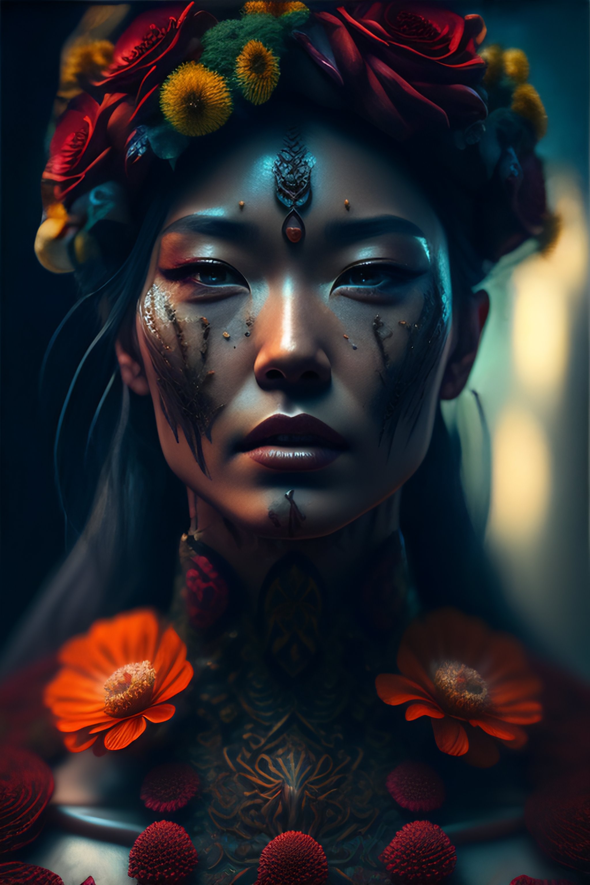 Lexica - A extremely disturbing horror photograph of walking dead ...