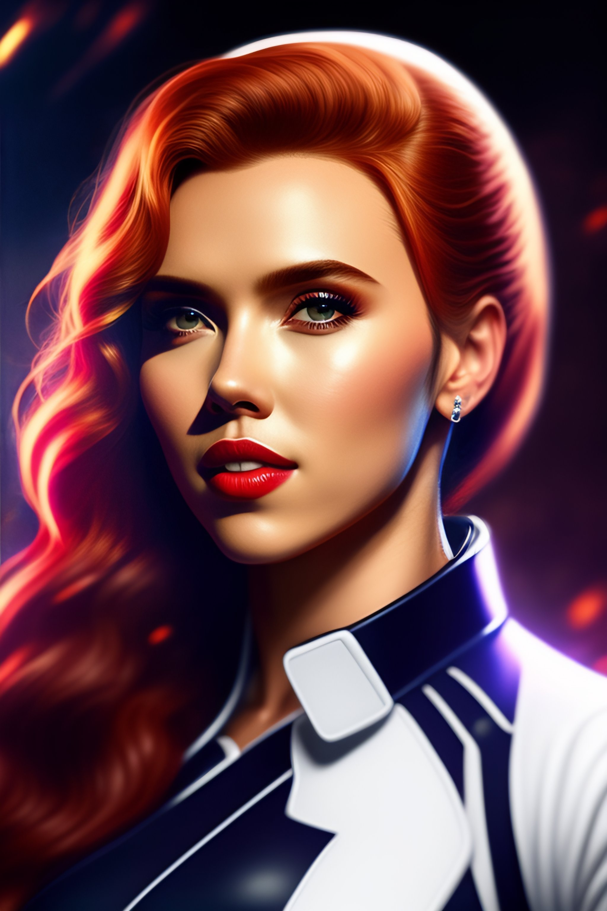 Lexica Scarlett Johansson Waifu