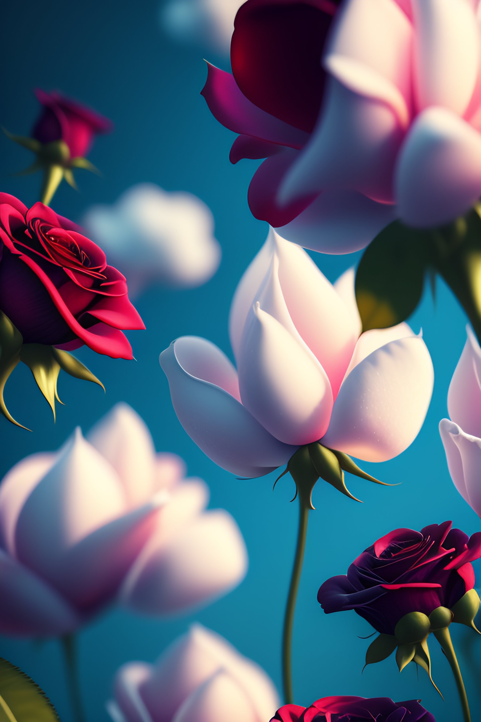 Lexica - Clouds raining roses, hyper detailed, ultra-sharp, octane ...