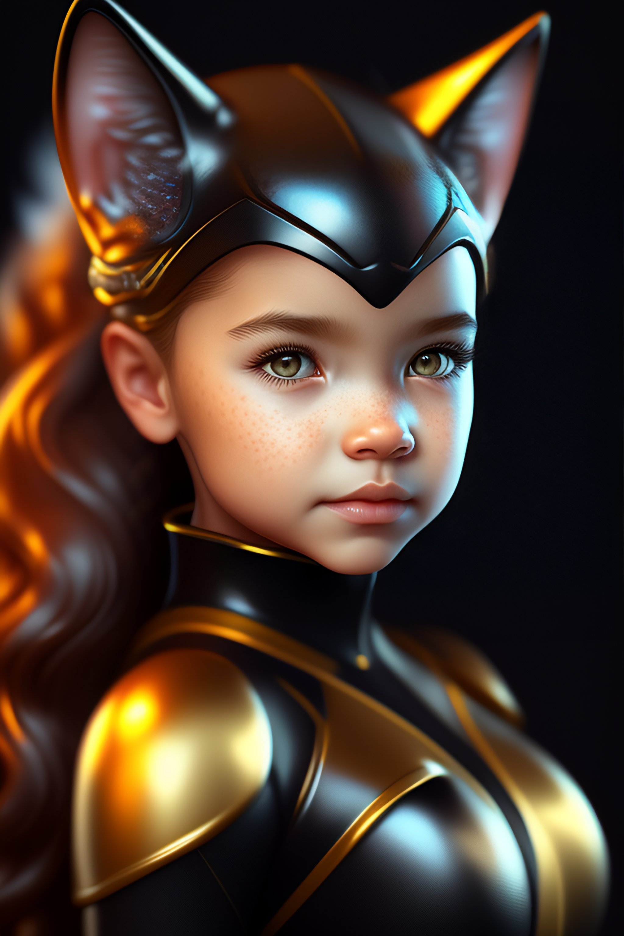 Lexica - Baby cat Woman, moonwalker, render, rembrandt, cgsociety, artstation trending, highly ...