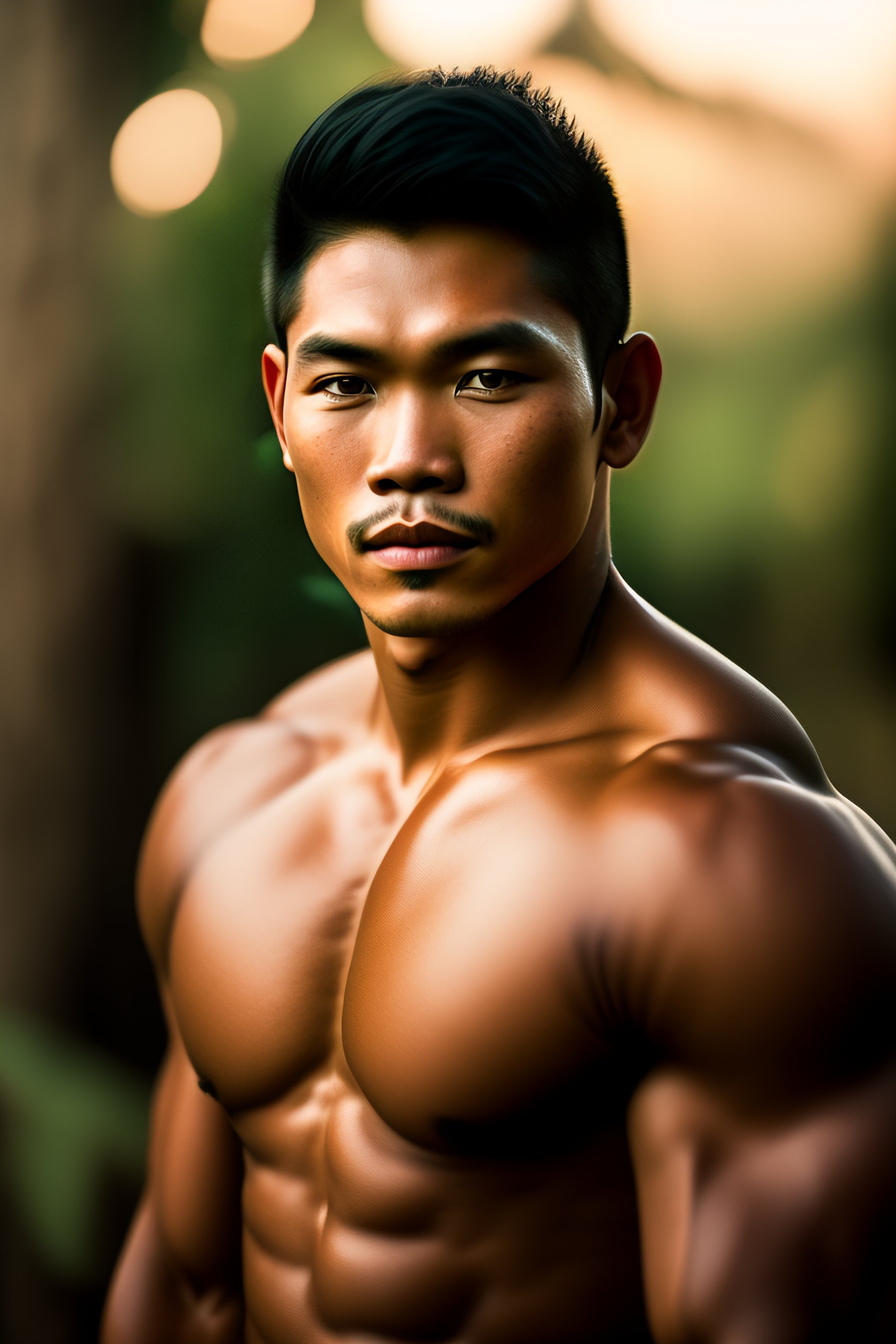 Lexica - Portrait of a handsome filipino