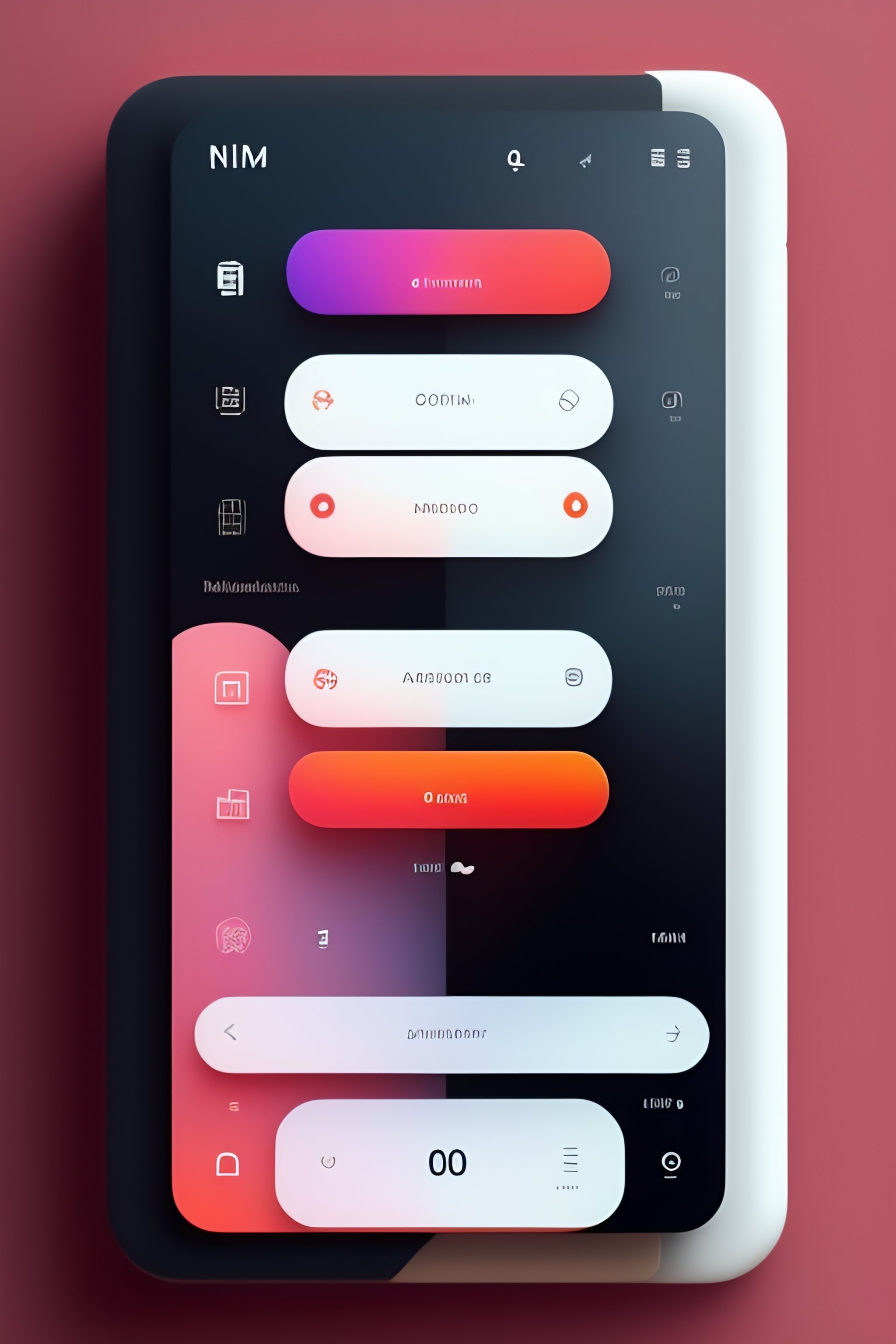 Lexica - Minimal flat UI in dieter rams style, figma template, select ...