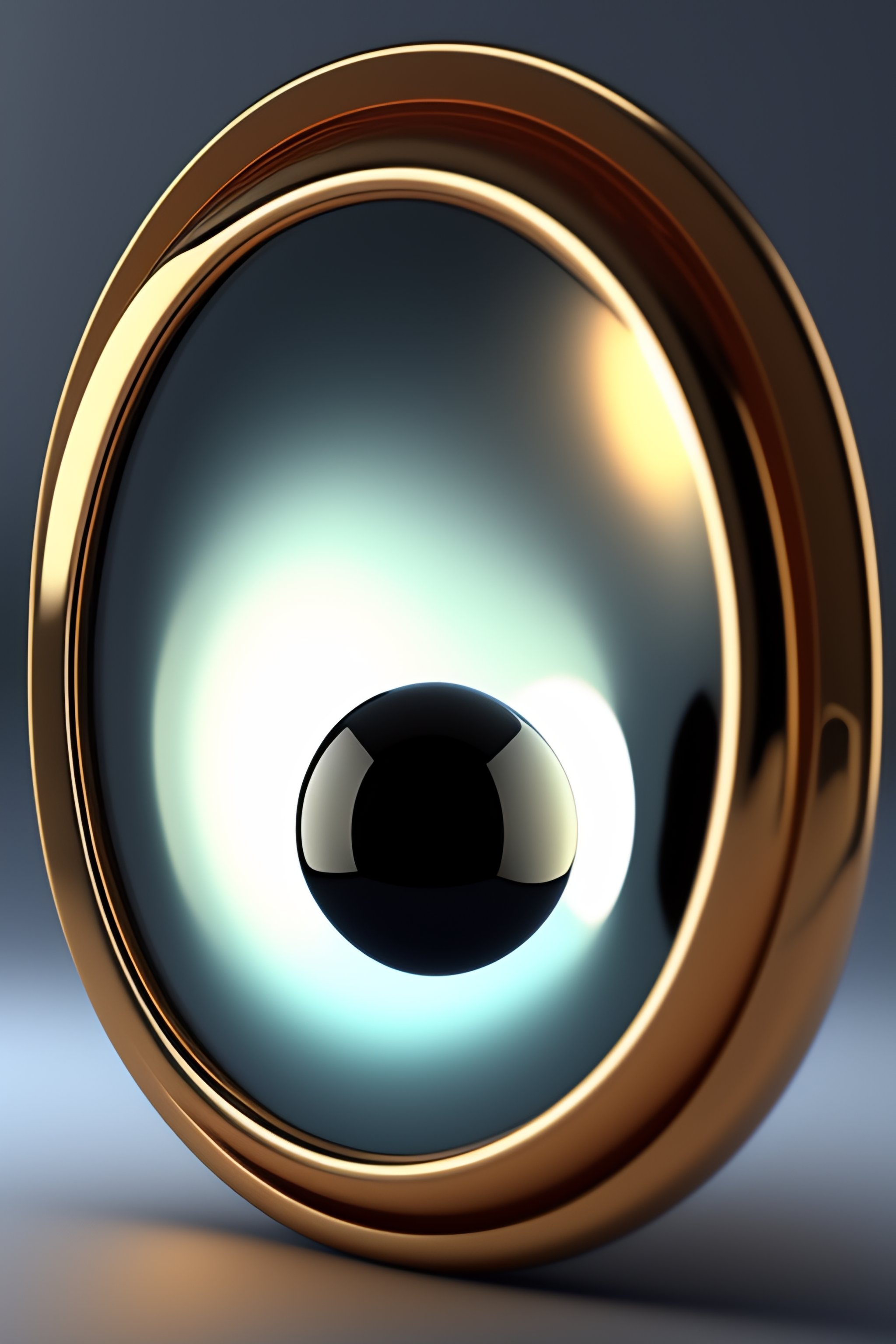 Lexica - A photograph of a reflection in a mirror, reflecting the image ...