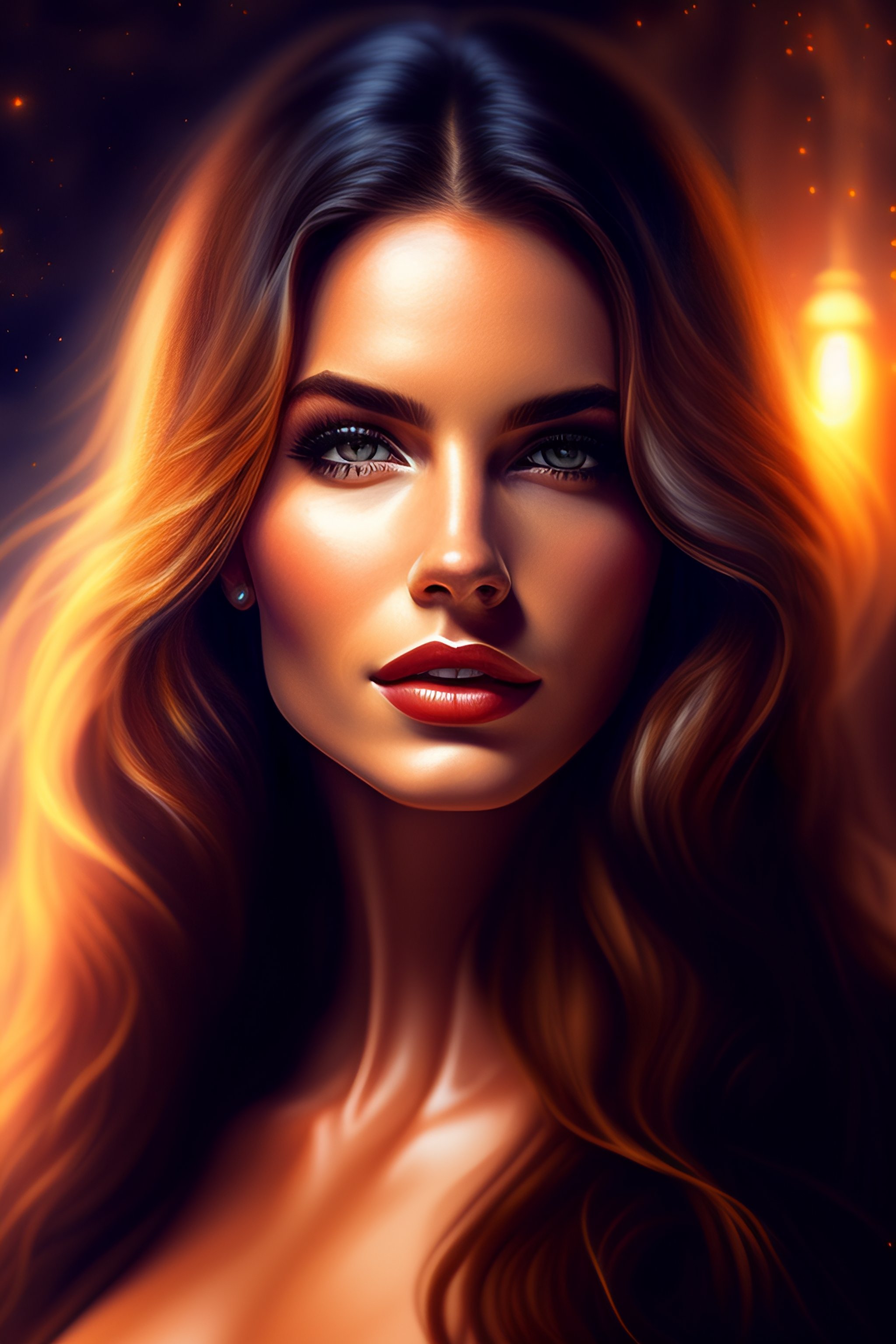 Lexica - ! dream drawing of a very beautiful woman, highly detailed ...