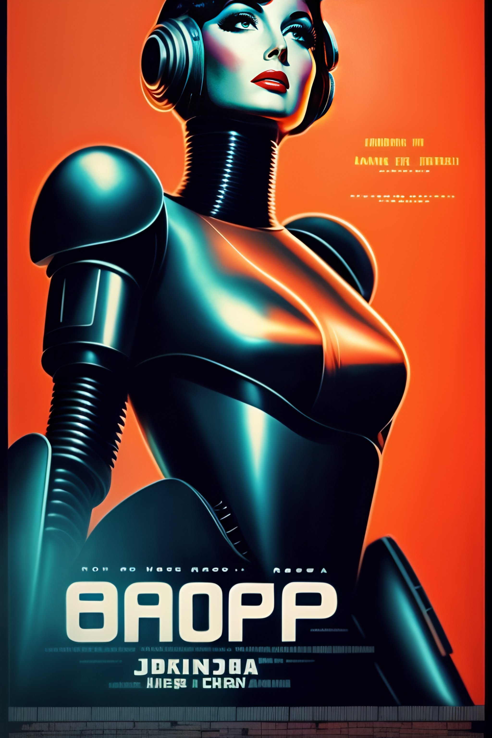Lexica - 1964 movie poster of a female robocop