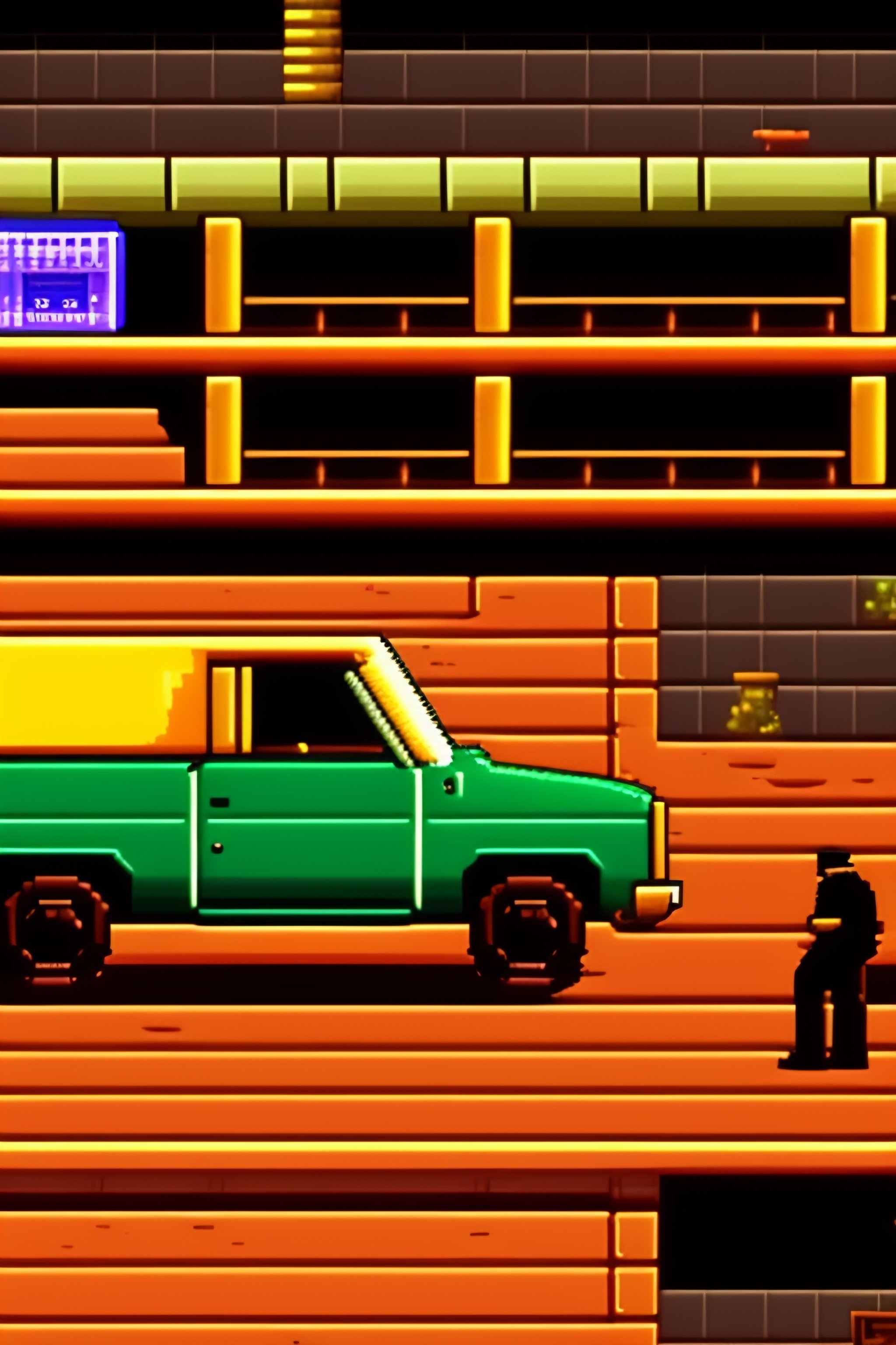 Lexica - Screenshot from “Breaking Bad” game for NES