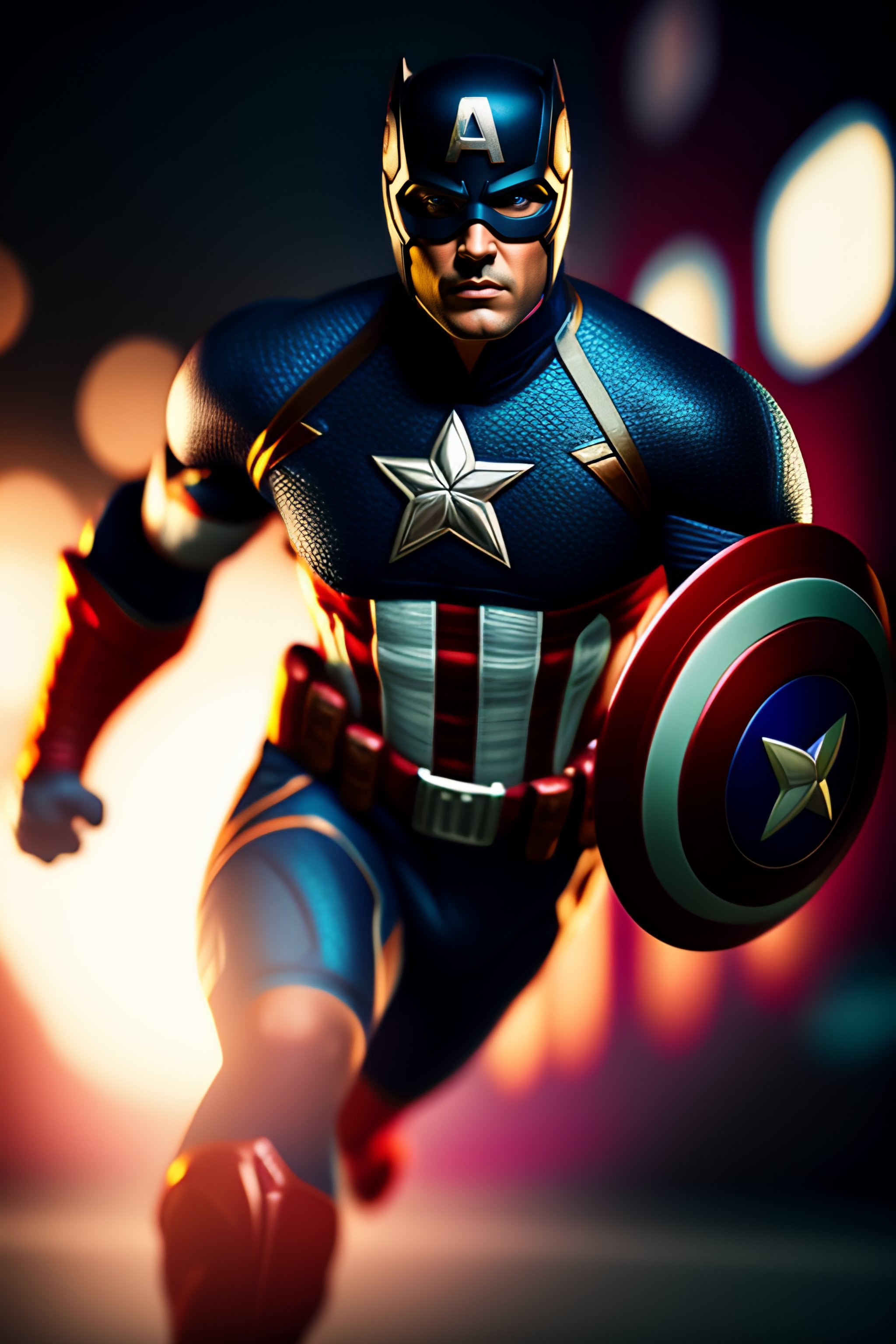 Lexica - Super hero captain america, highly detailed, unreal engine 5 ...