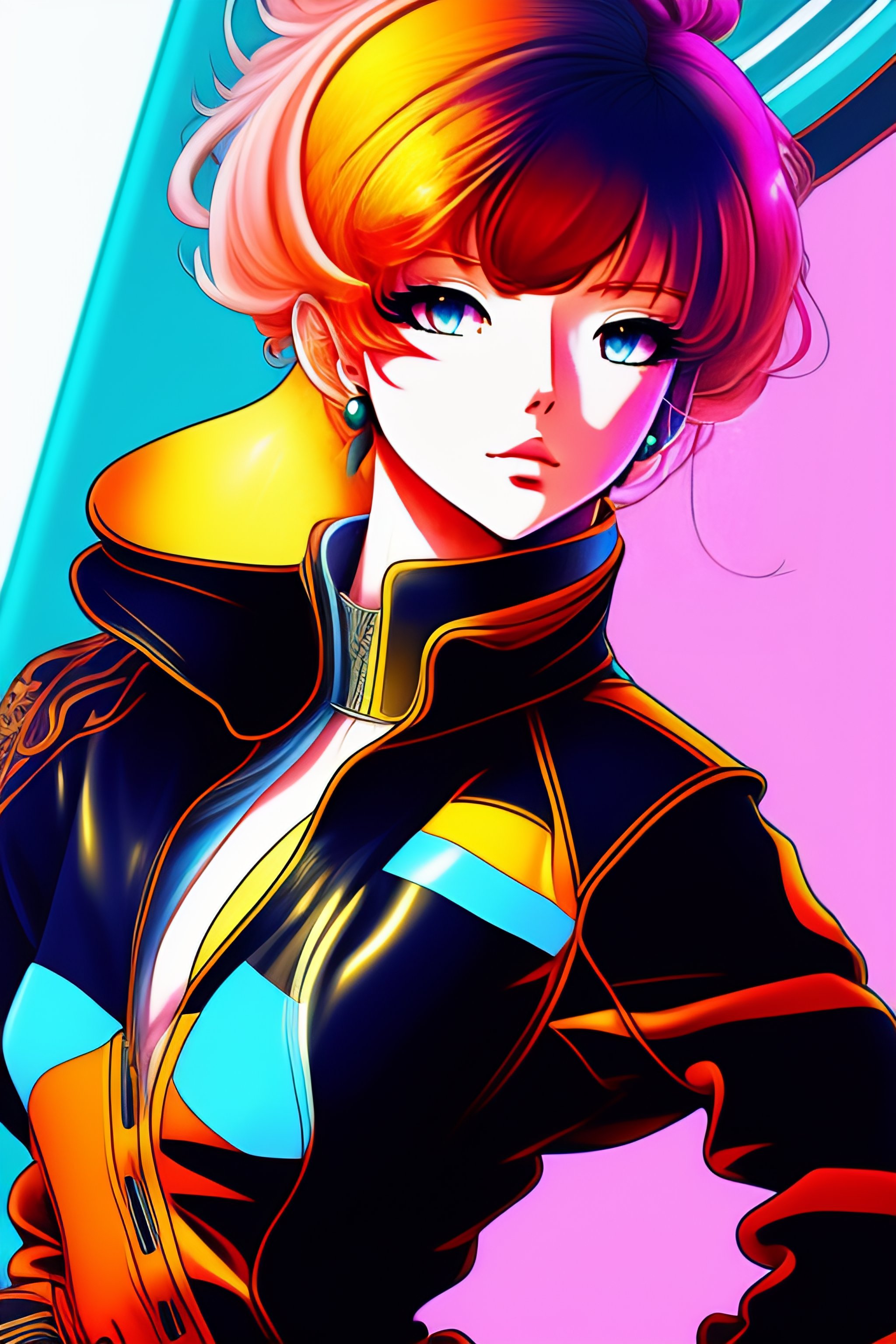 Lexica - Haute couture in the style of 90's vintage anime, neon, akira ...