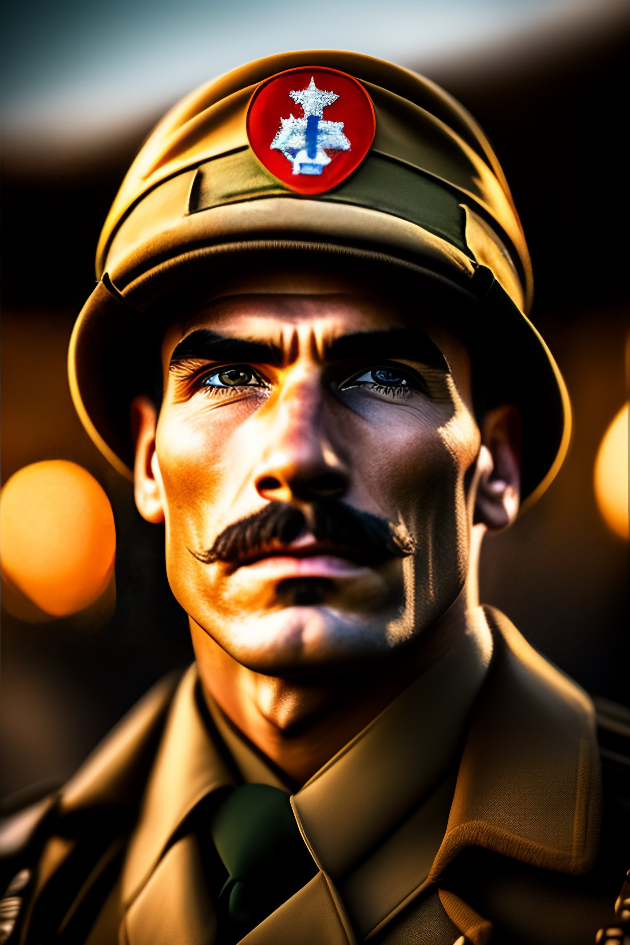 Lexica - Portrait photo of super mario as a world war two italian ...
