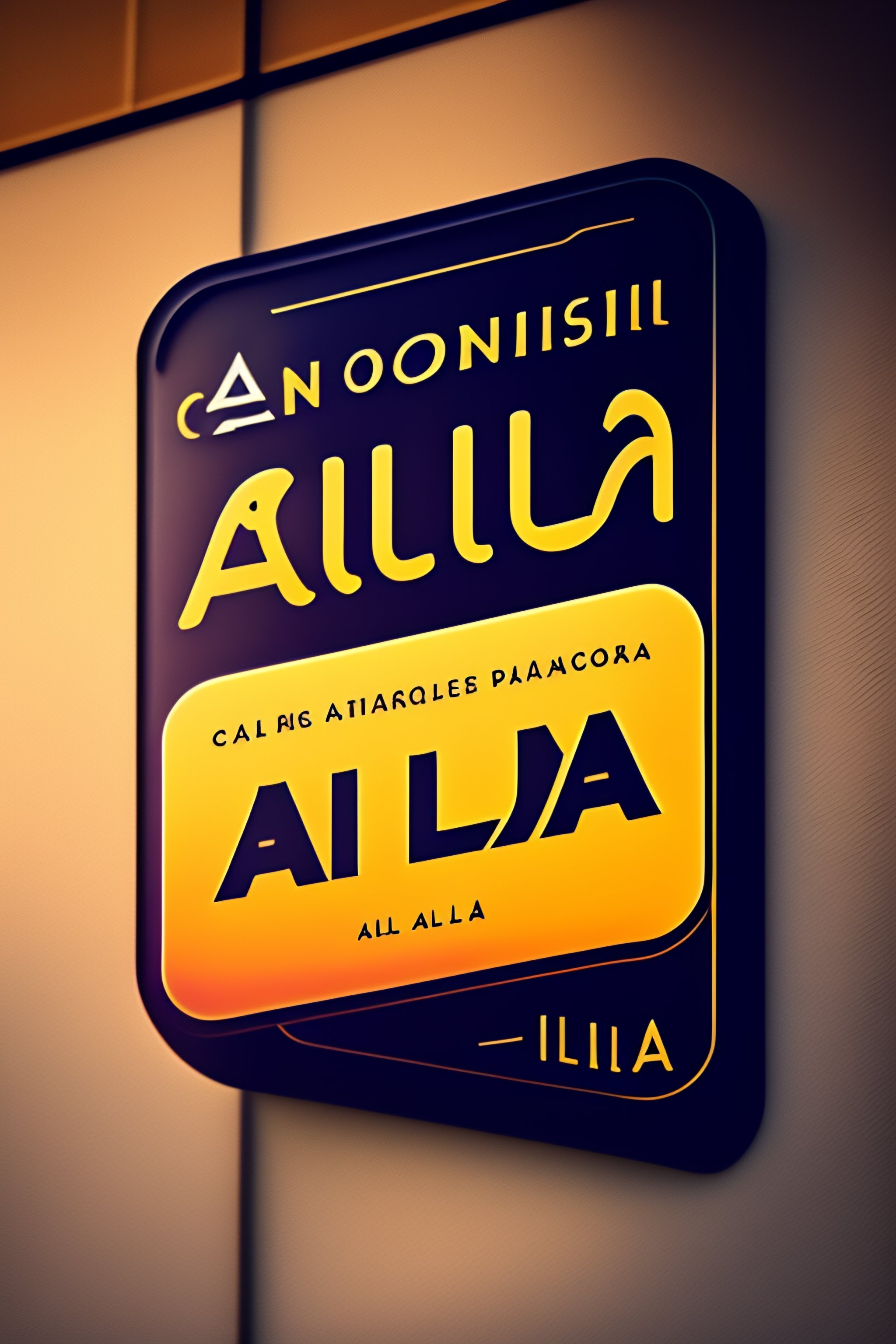 Lexica - Clothing store logo with the name Aila