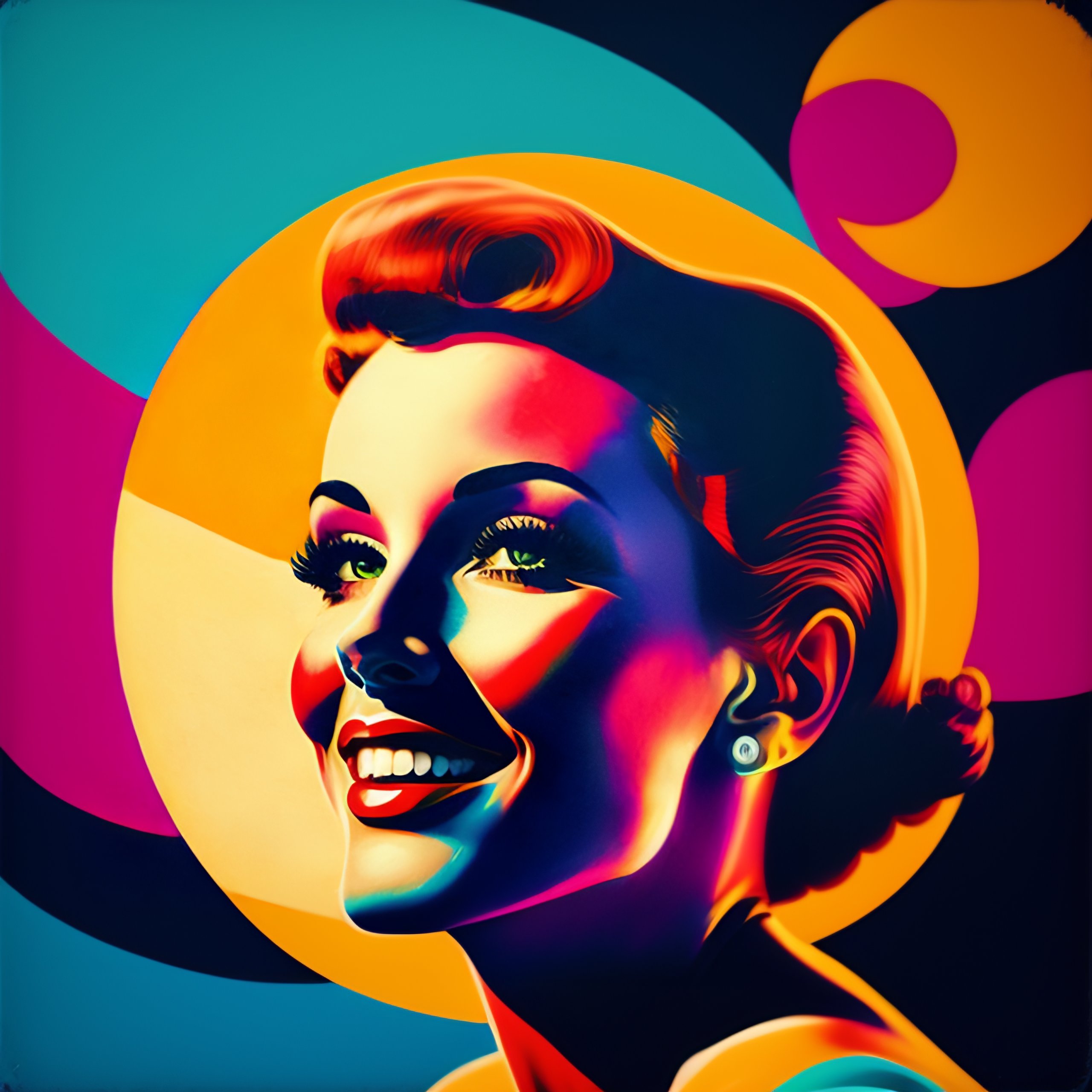 Lexica - Can ubik spray bizarre and colorful, with 50s look with big ...