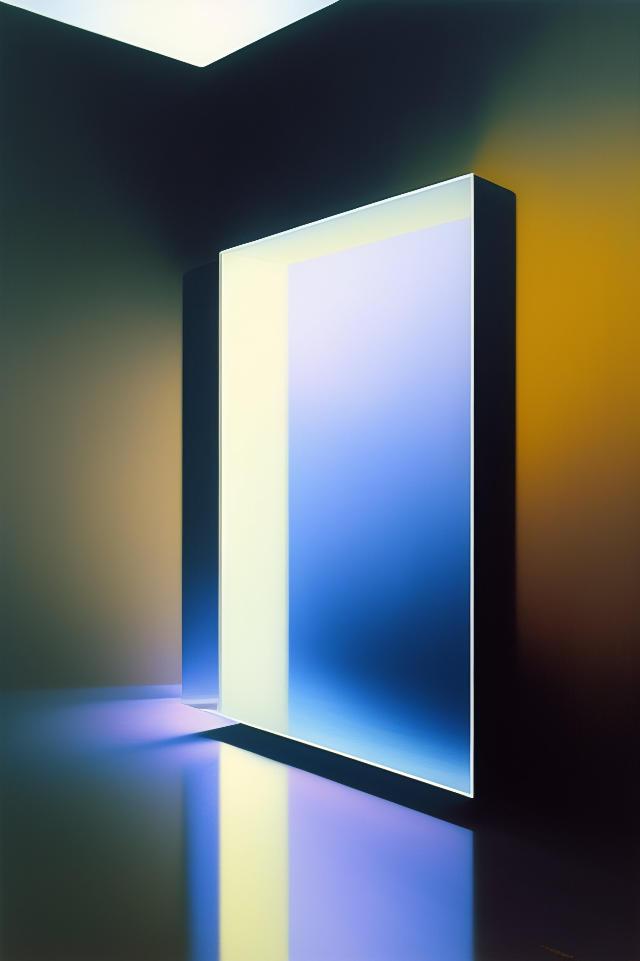 Lexica - A very complex gigantic reflective glowing tesseract rectangle ...