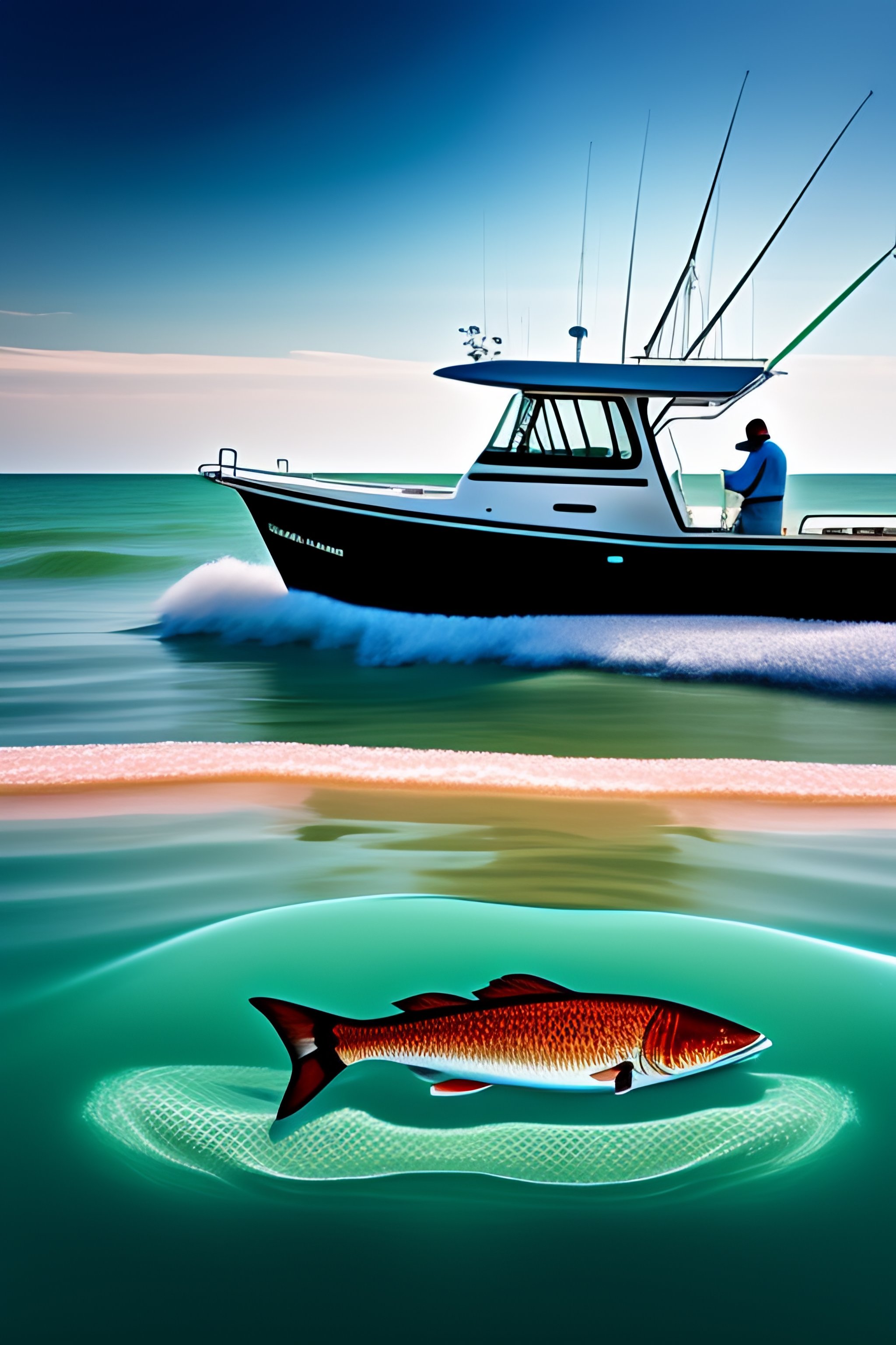 Lexica - A logo for indigo fishing charters which specializes in ...