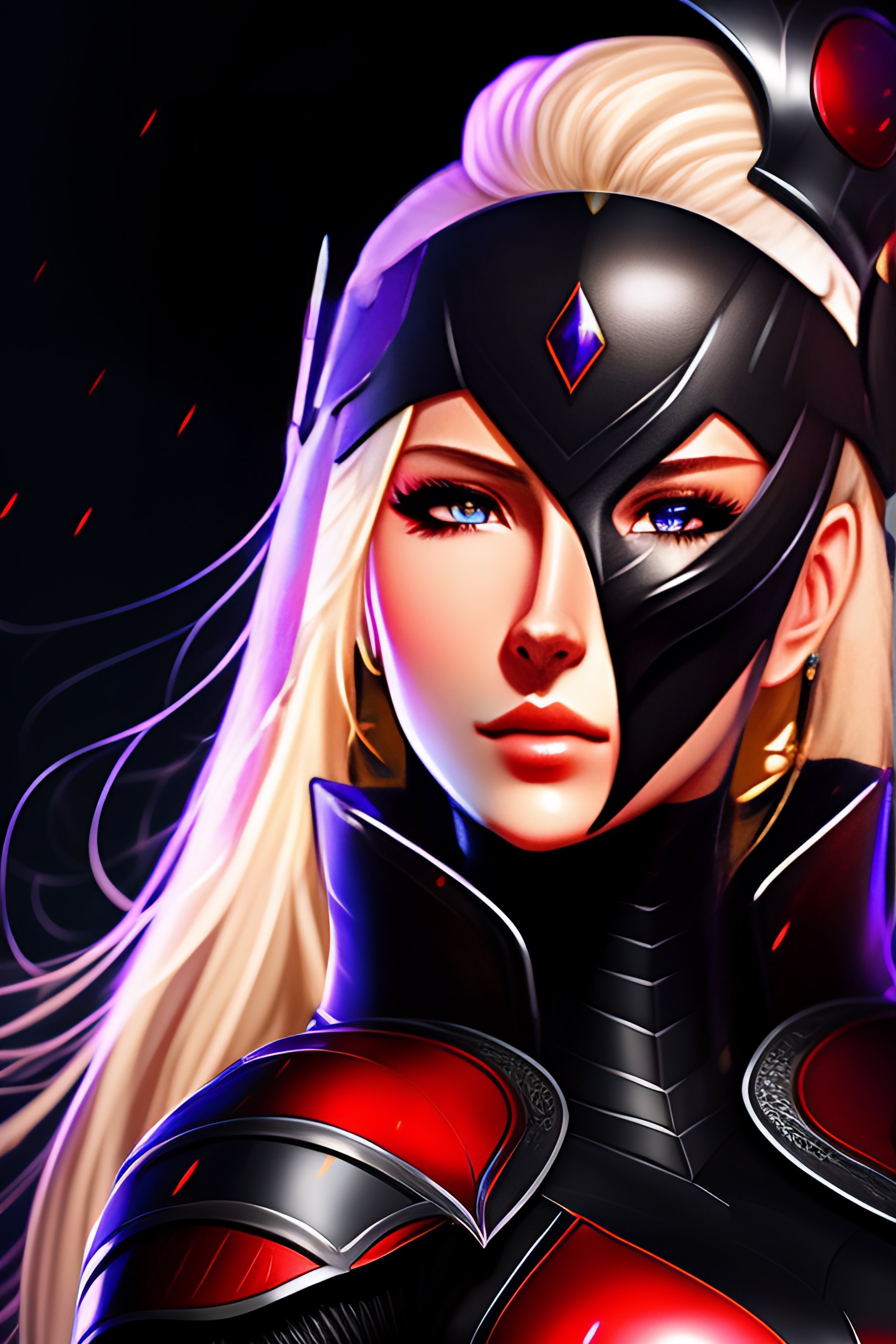 Lexica - Saber Alter, Artoria Pendragon Alter, Black Armor, Red Highlights