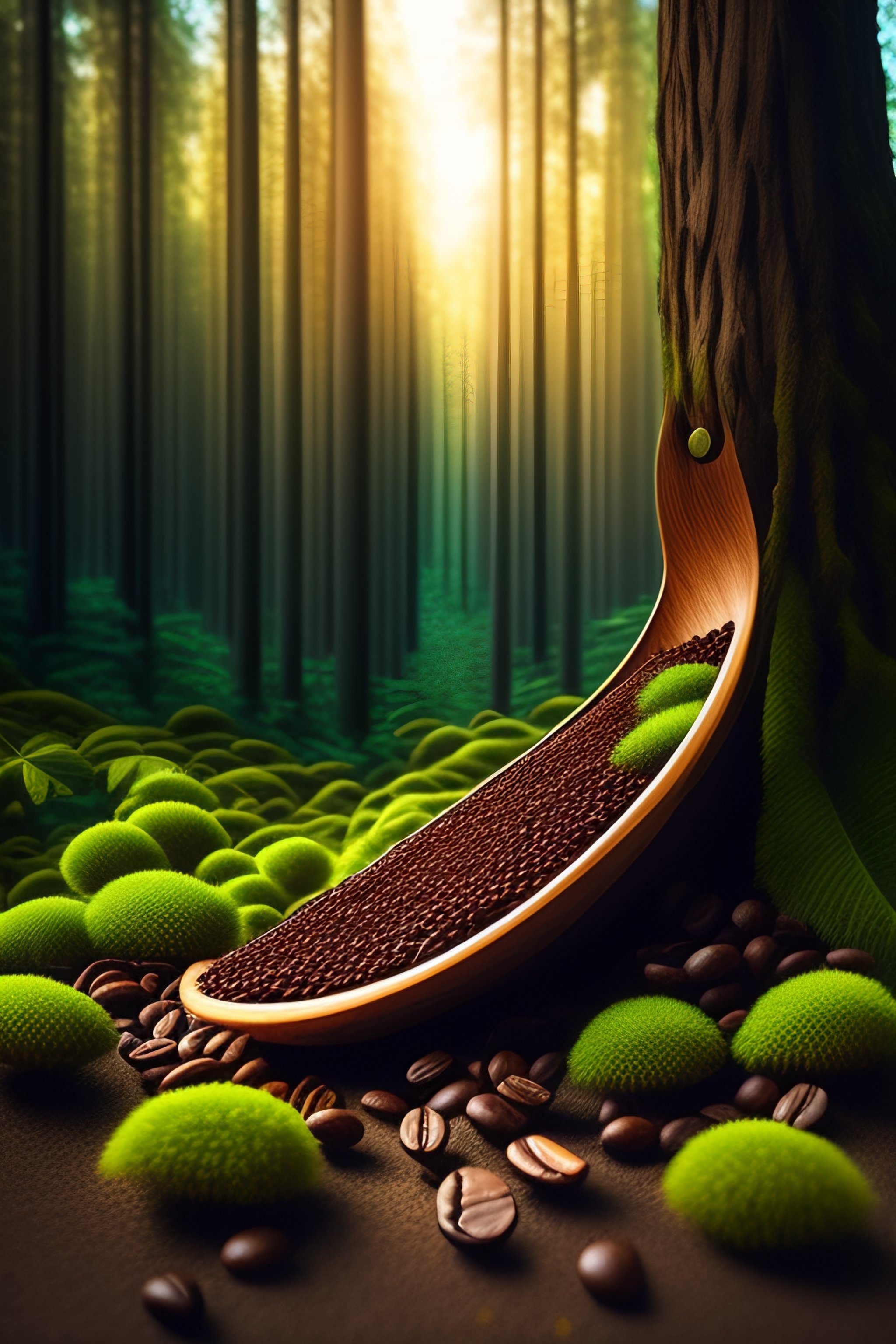 Lexica - Coffee beans forest